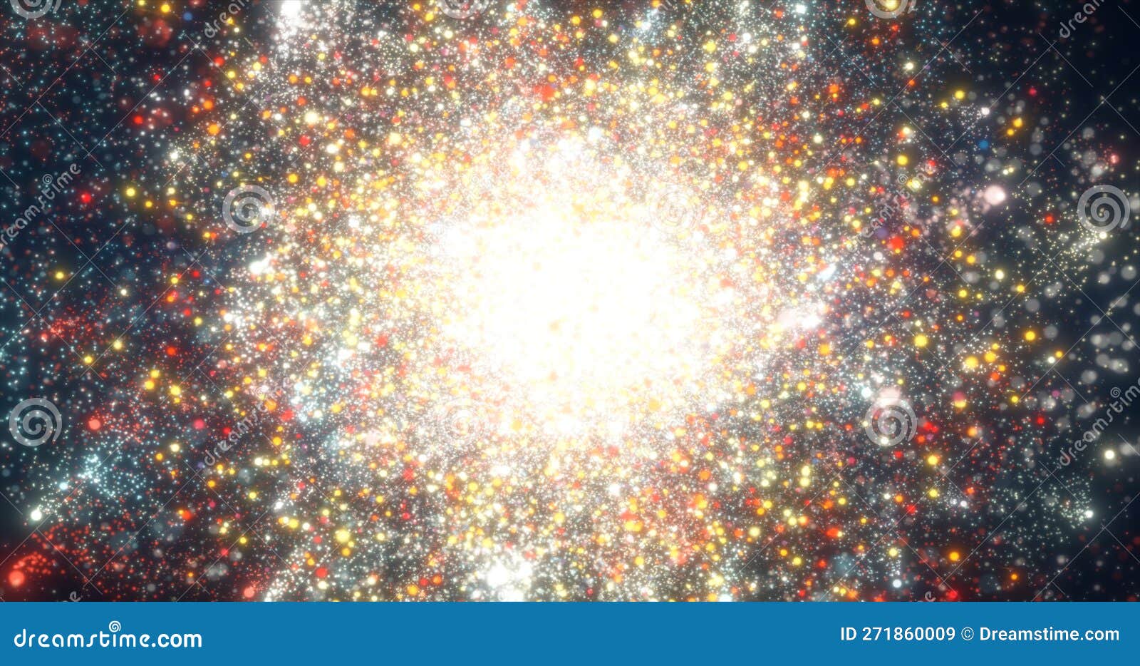 Abstract Glowing Energy Explosion Fiery Whirlwind Fireworks from Magic ...