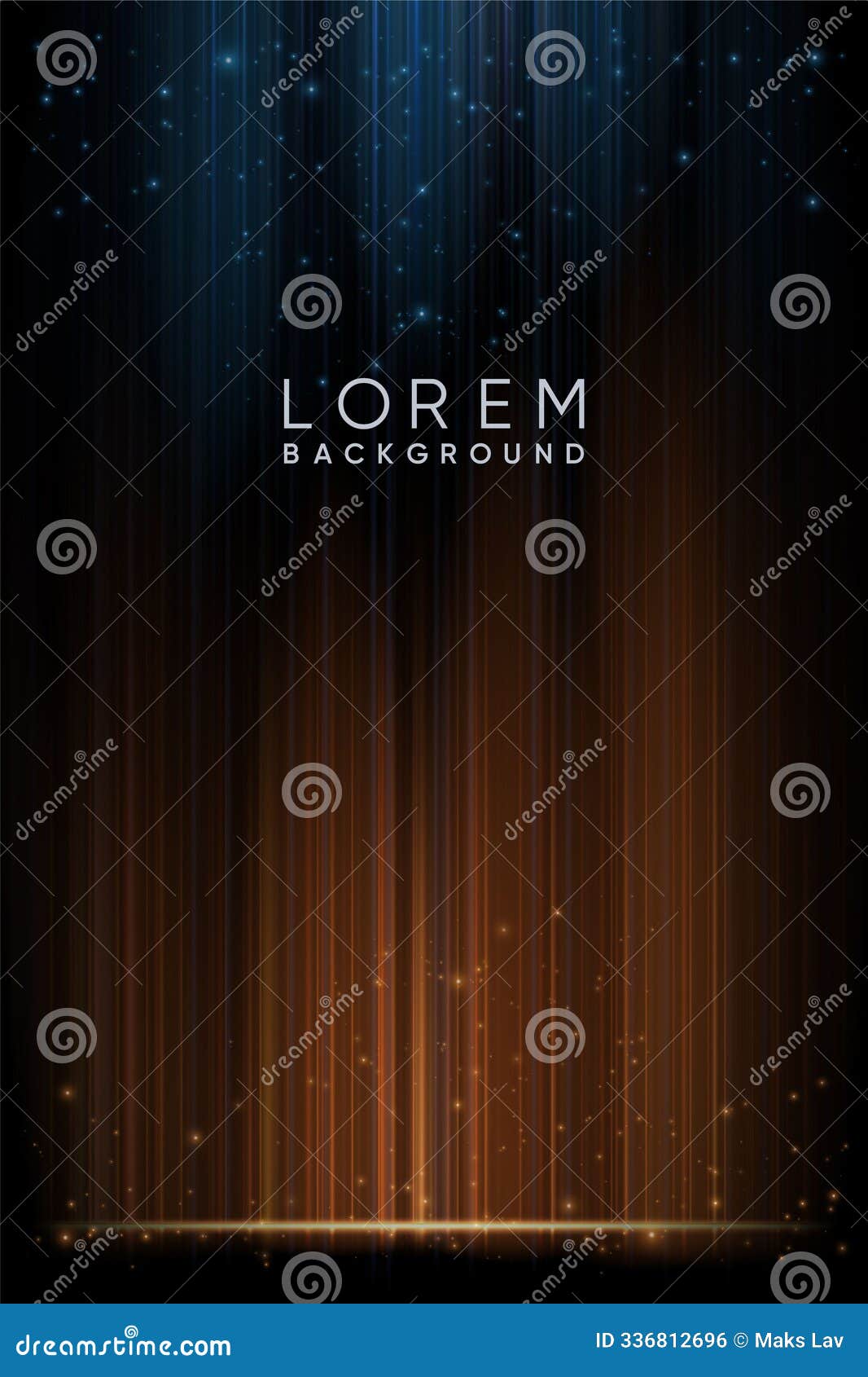 Abstract Glowing Diagonal Lighting on Dark Background with Lighting ...
