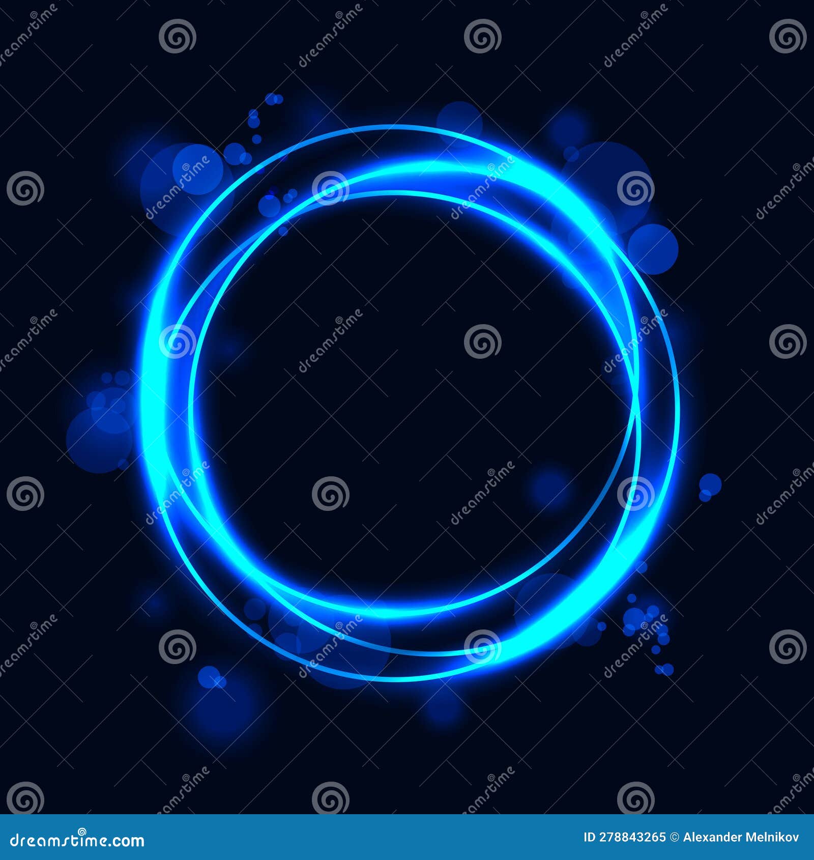 Abstract glowing halo ring stock vector. Illustration of radial - 278843265