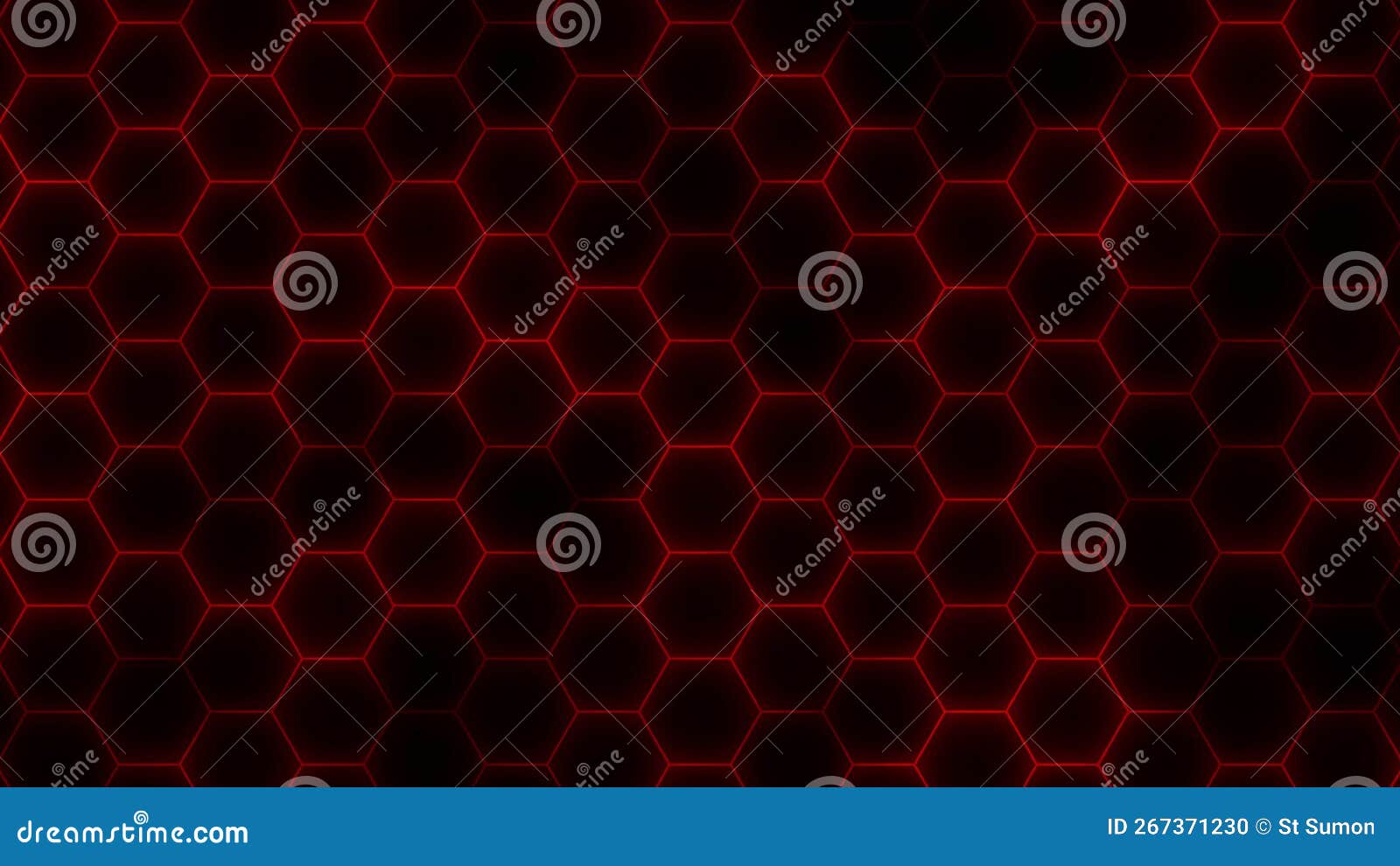 Abstract Glowing Hexagon Background, Hexagon Abstract Technology ...