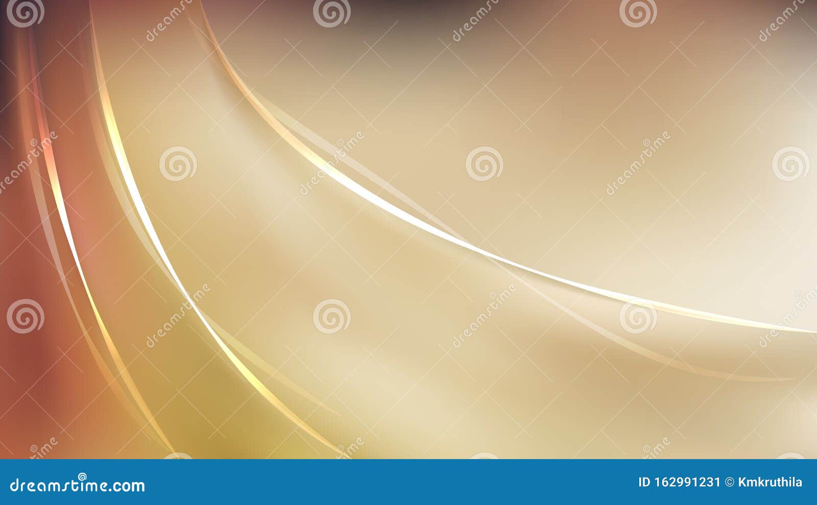Abstract Glowing Light Brown Wave Background Stock Vector ...