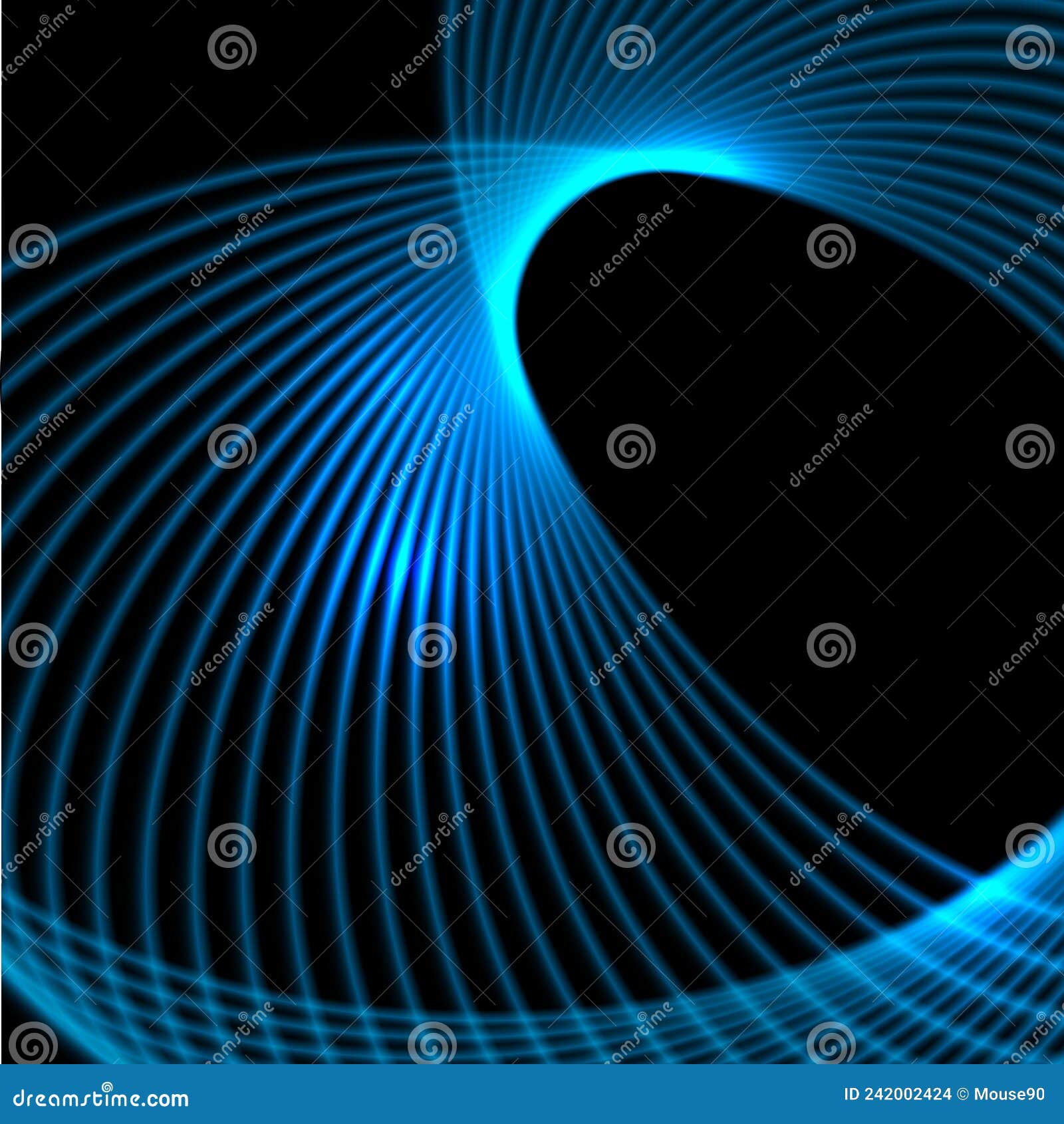 Glowing lines design stock vector. Illustration of glow - 242002424