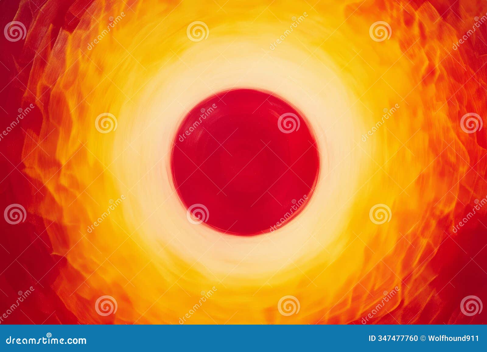 Abstract Glowing Orb Texture, Dynamic Yellow and Red Gradients ...