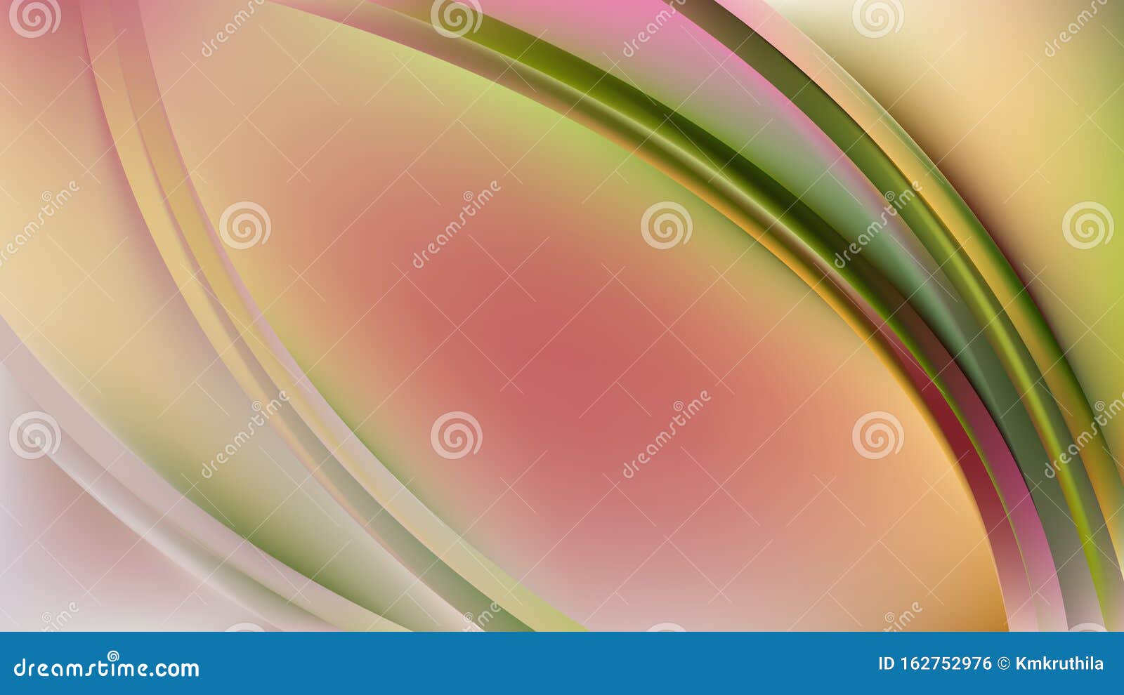 Abstract Glowing Pink and Green Wave Background Design Stock Vector ...