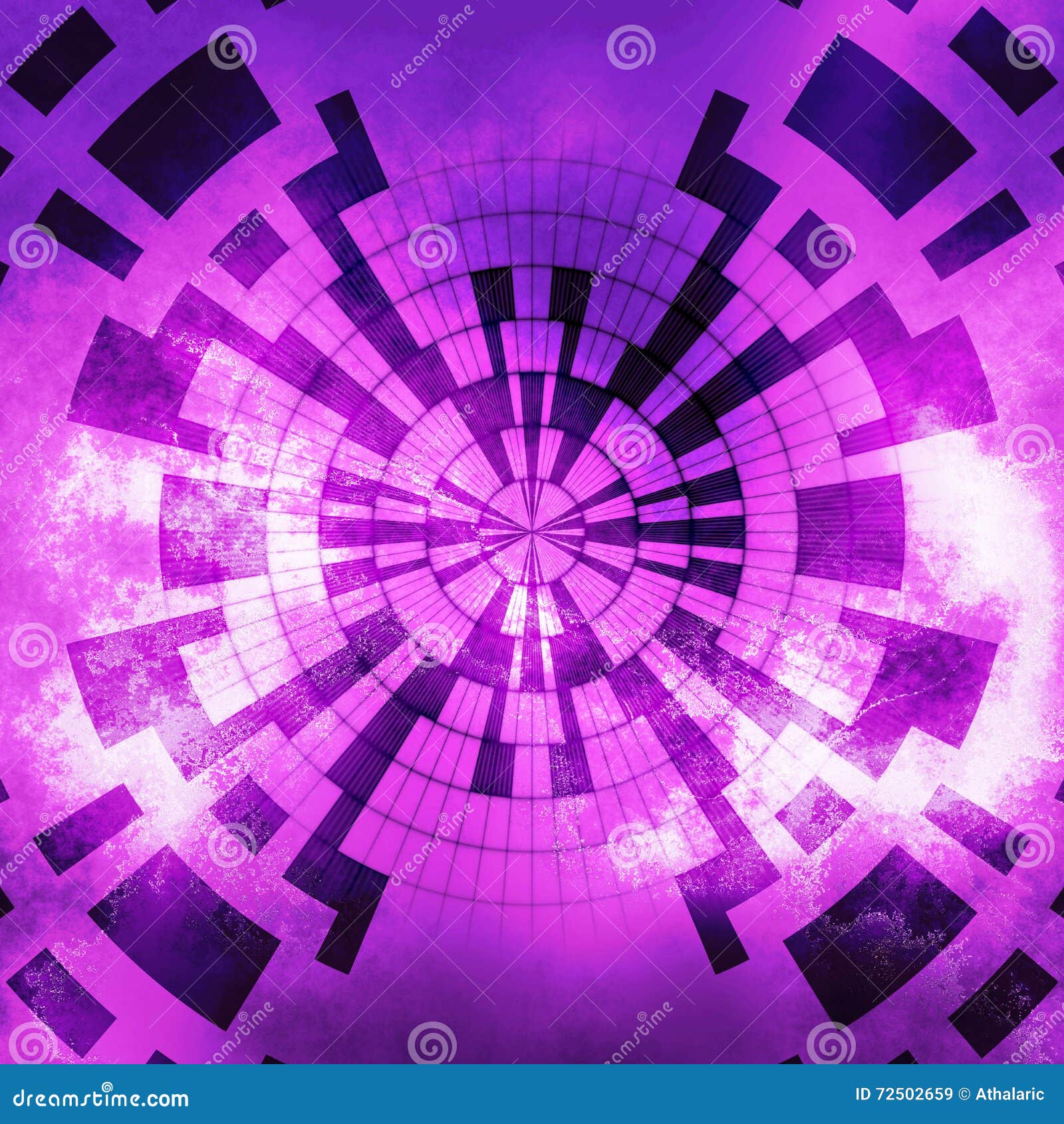 Abstract Glowing Pink Violet Digital Stock Illustration - Illustration ...