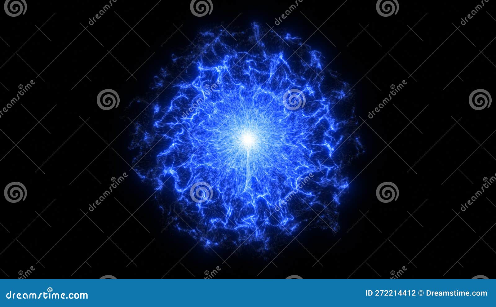Abstract Glowing Plasma Burst. Energy Explosion Flame Wave Stock ...