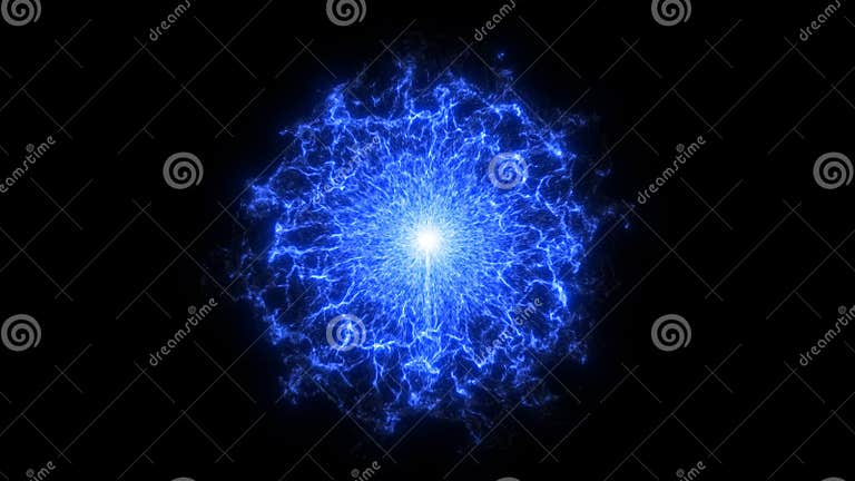 Abstract Glowing Plasma Burst. Energy Explosion Flame Wave Stock ...