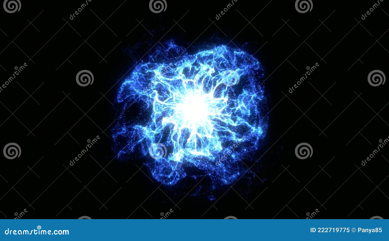Abstract Glowing Plasma Burst. Energy Explosion Flame Wave Stock ...