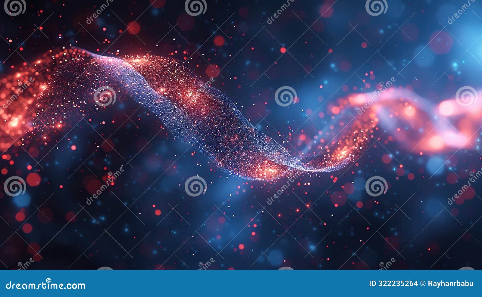 Abstract Glowing Science Background Design Light Magic Motion Wave Blue ...