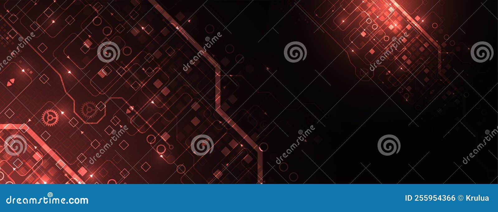 Abstract Glowing Technology Background. Communication Concept. Template ...