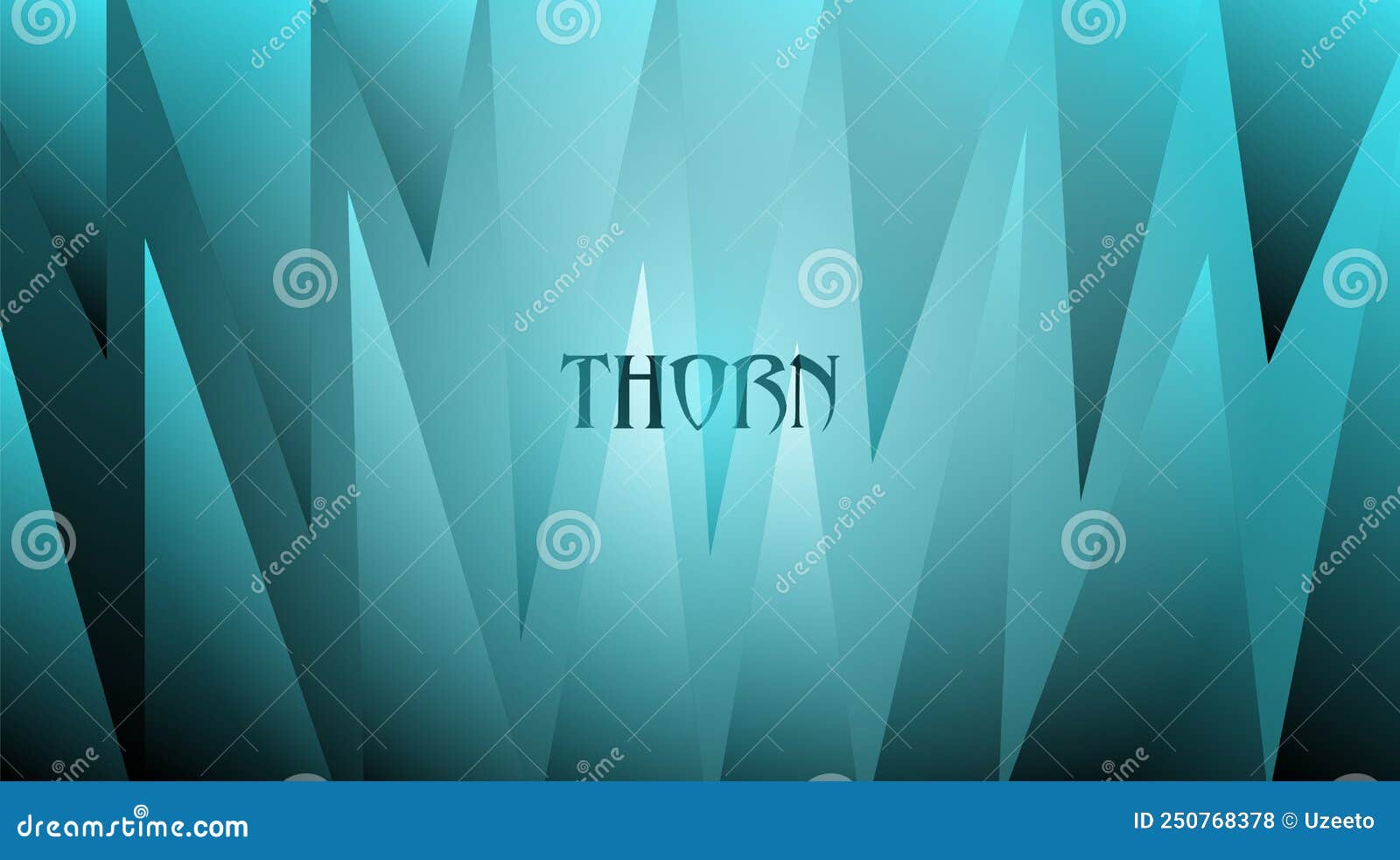 Abstract Glowing Thorn Modern Style for Your Design Stock Vector ...
