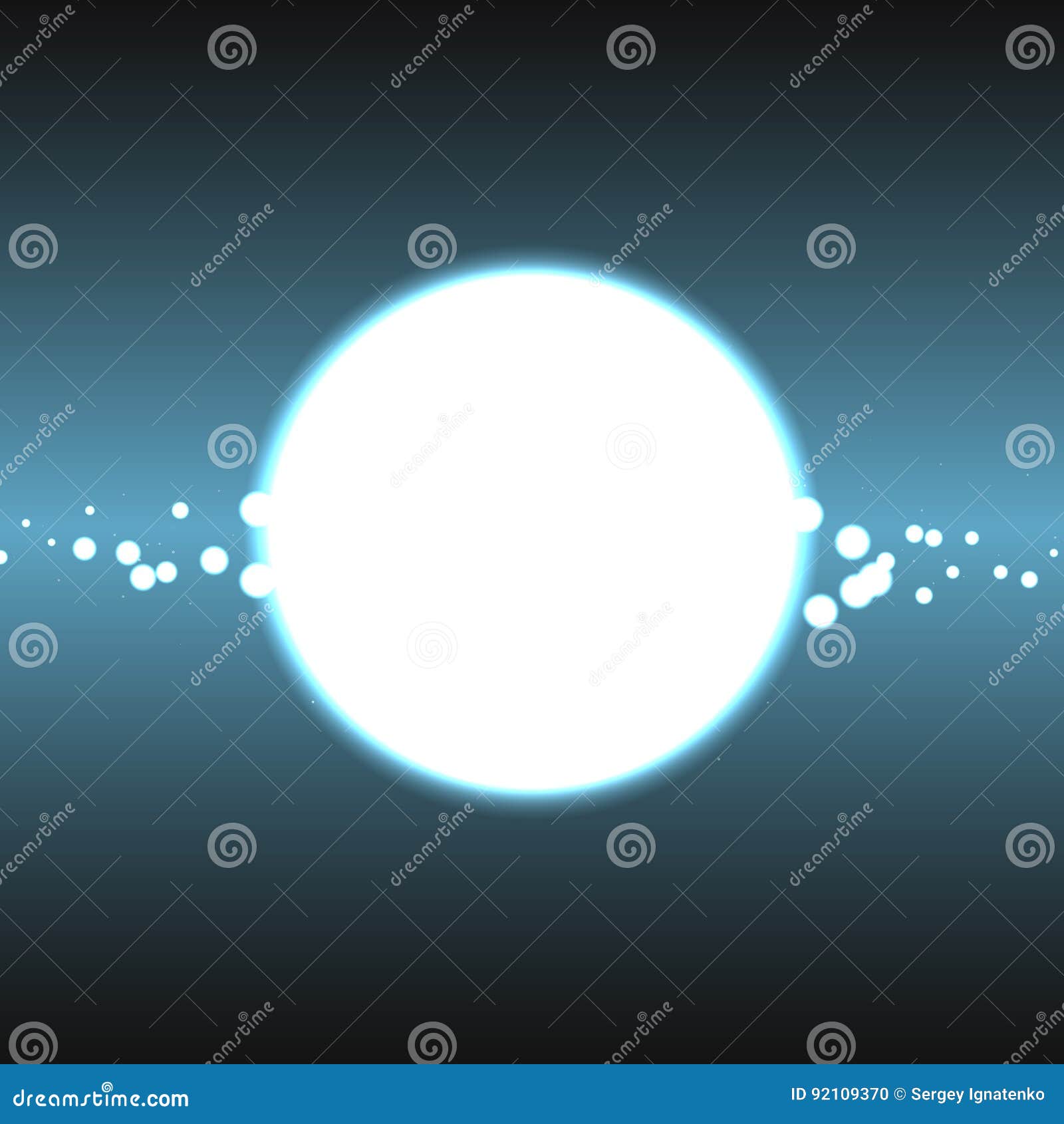 Abstract Glowing Vector Scope. Bright Light Effect. Vector Illustration ...