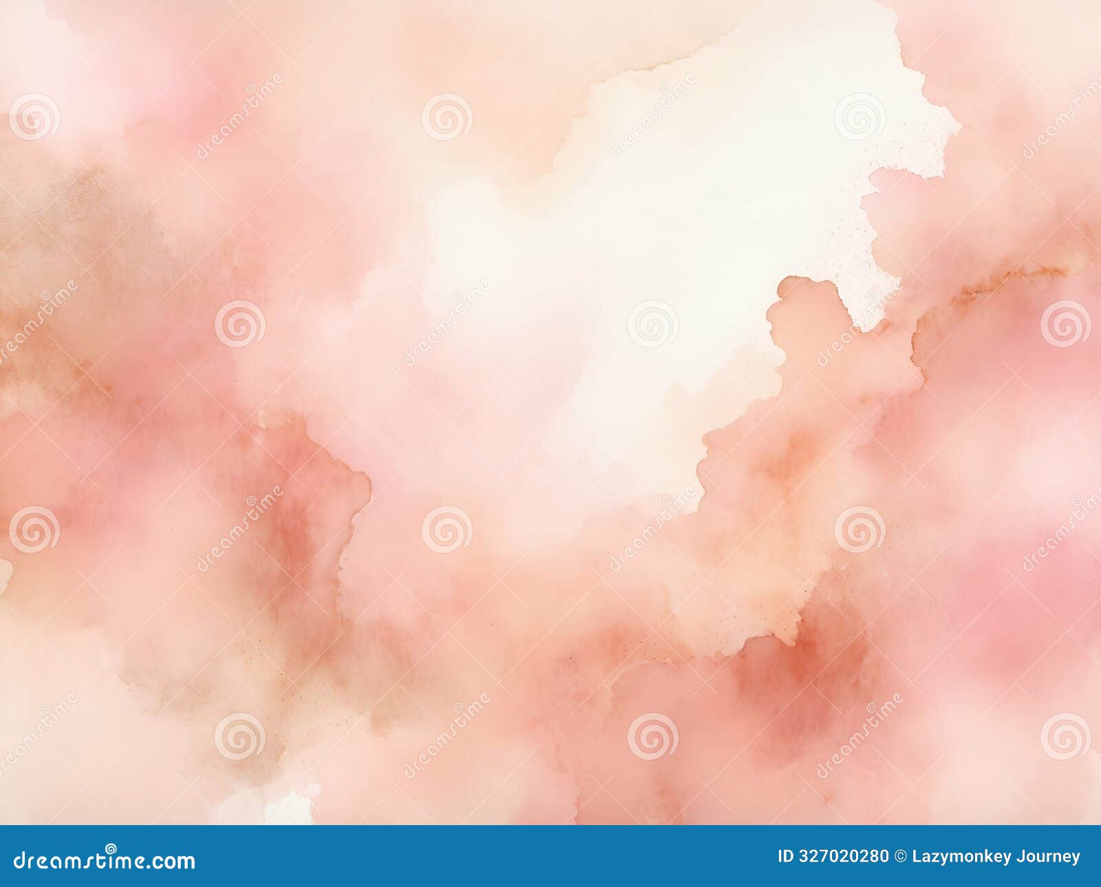 Abstract Glowing Watercolor of Light Pink Beige Gradient Texture ...