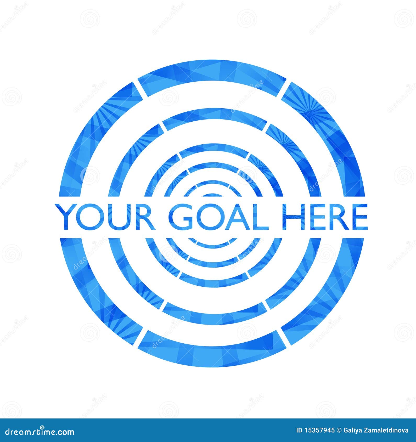 Abstract goal background stock illustration. Illustration of center ...