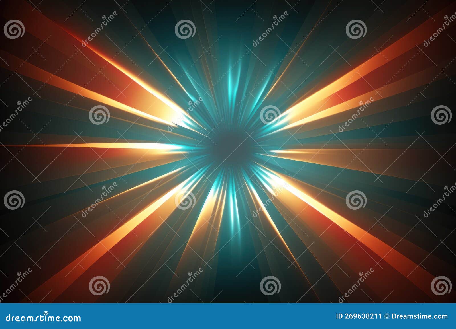 Abstract God Ray Multicolor Wow Light Effect Background Stock ...