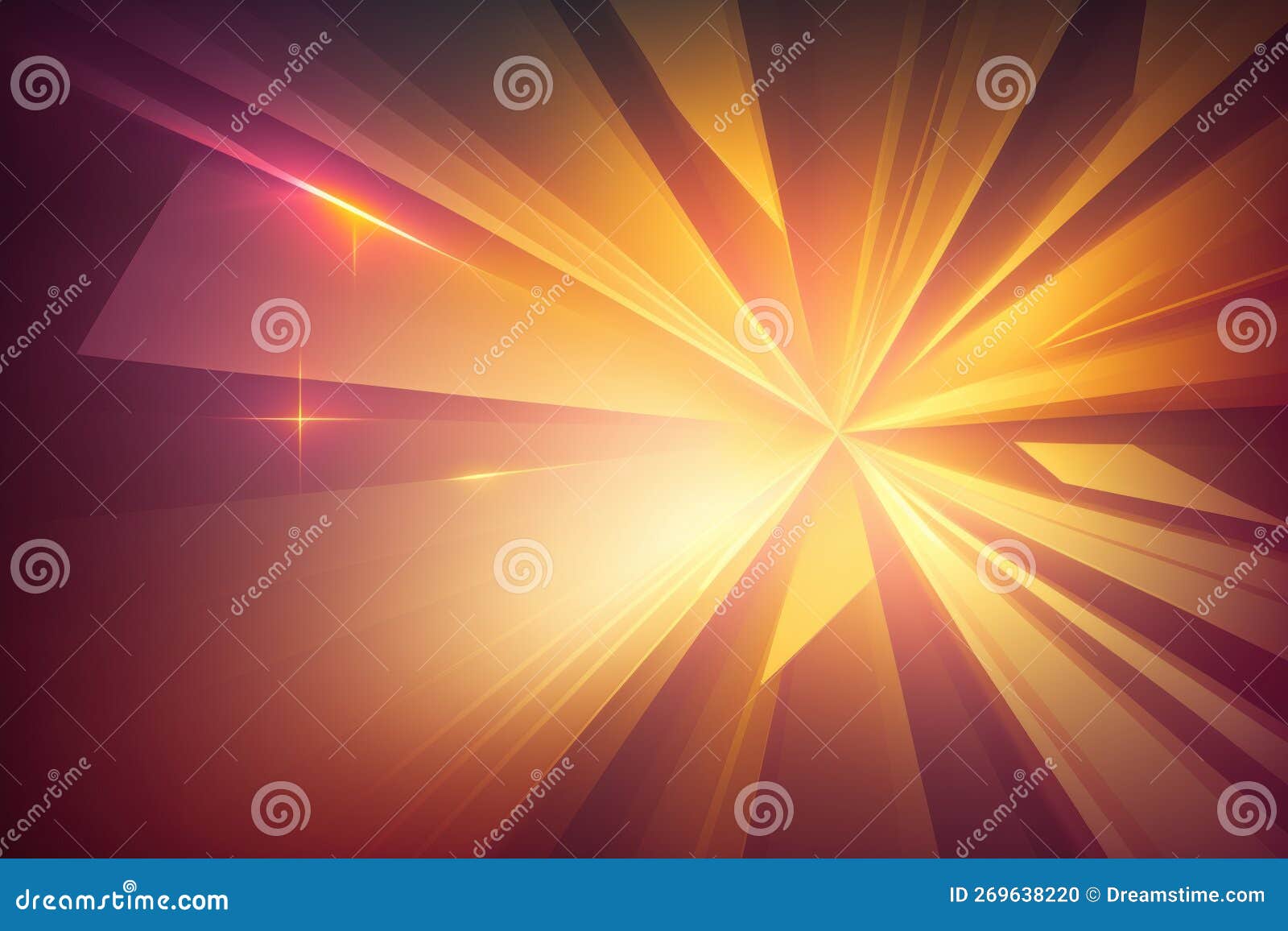 Abstract God Ray Multicolor Wow Light Effect Background Stock ...