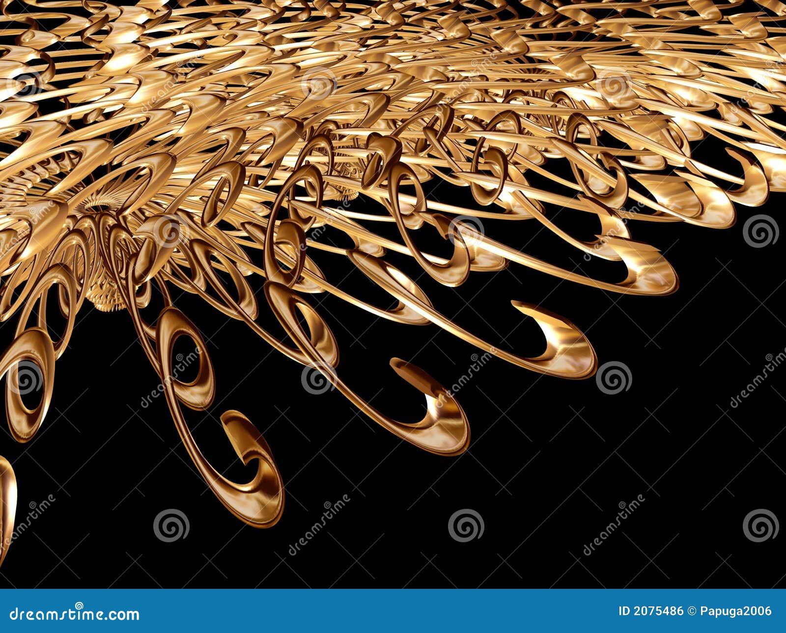 Abstract gold stock photo. Image of accessories, fantasy - 2075486