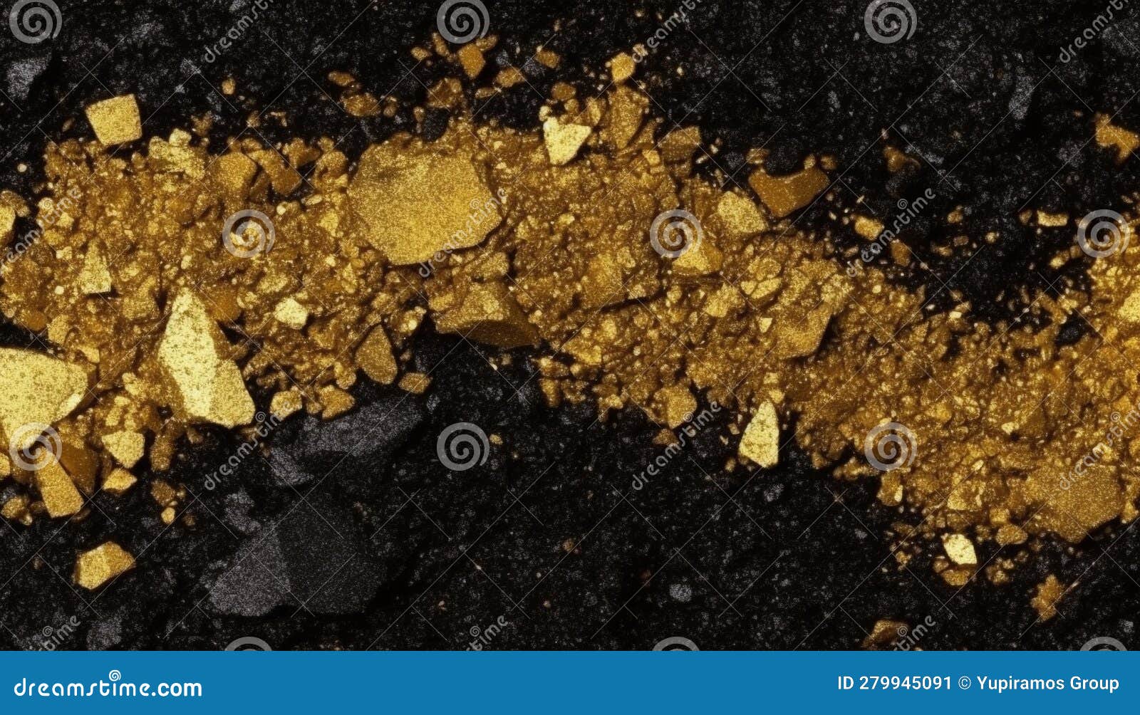 Abstract Gold Backdrop with Textured Effect and Broken Brush Stroke ...