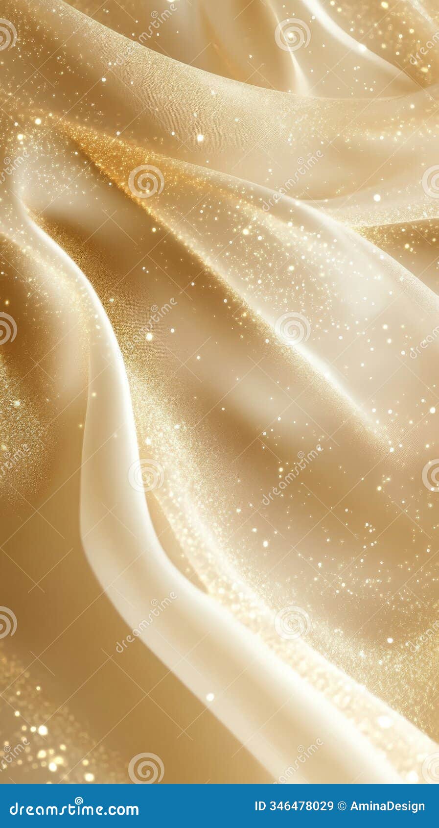 An Abstract Gold Background Featuring a Stunning Glamour Bokeh Effect ...