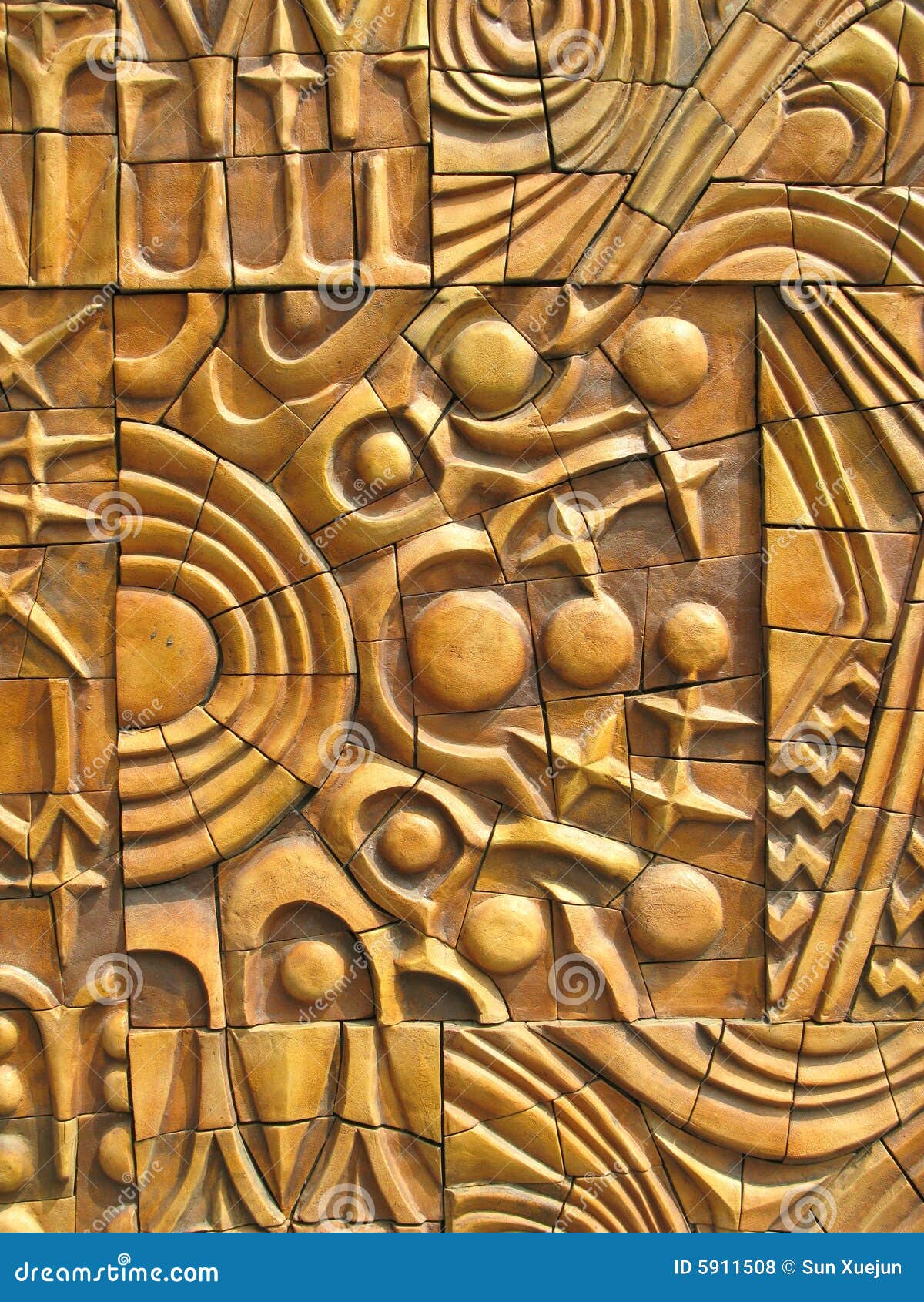 Abstract Gold Background with Mystical Design Stock Photo - Image of ...