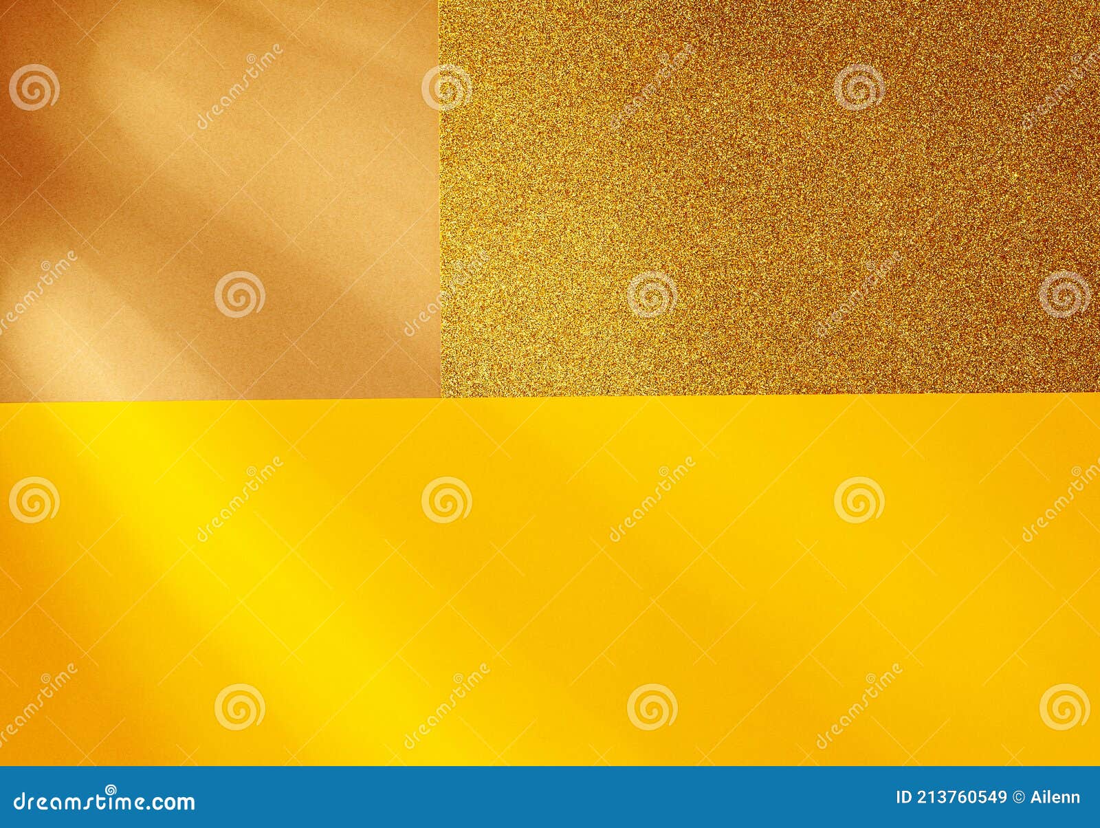 Abstract Gold Background, Sunlight Rays and Sparkle of Gold Glitter ...
