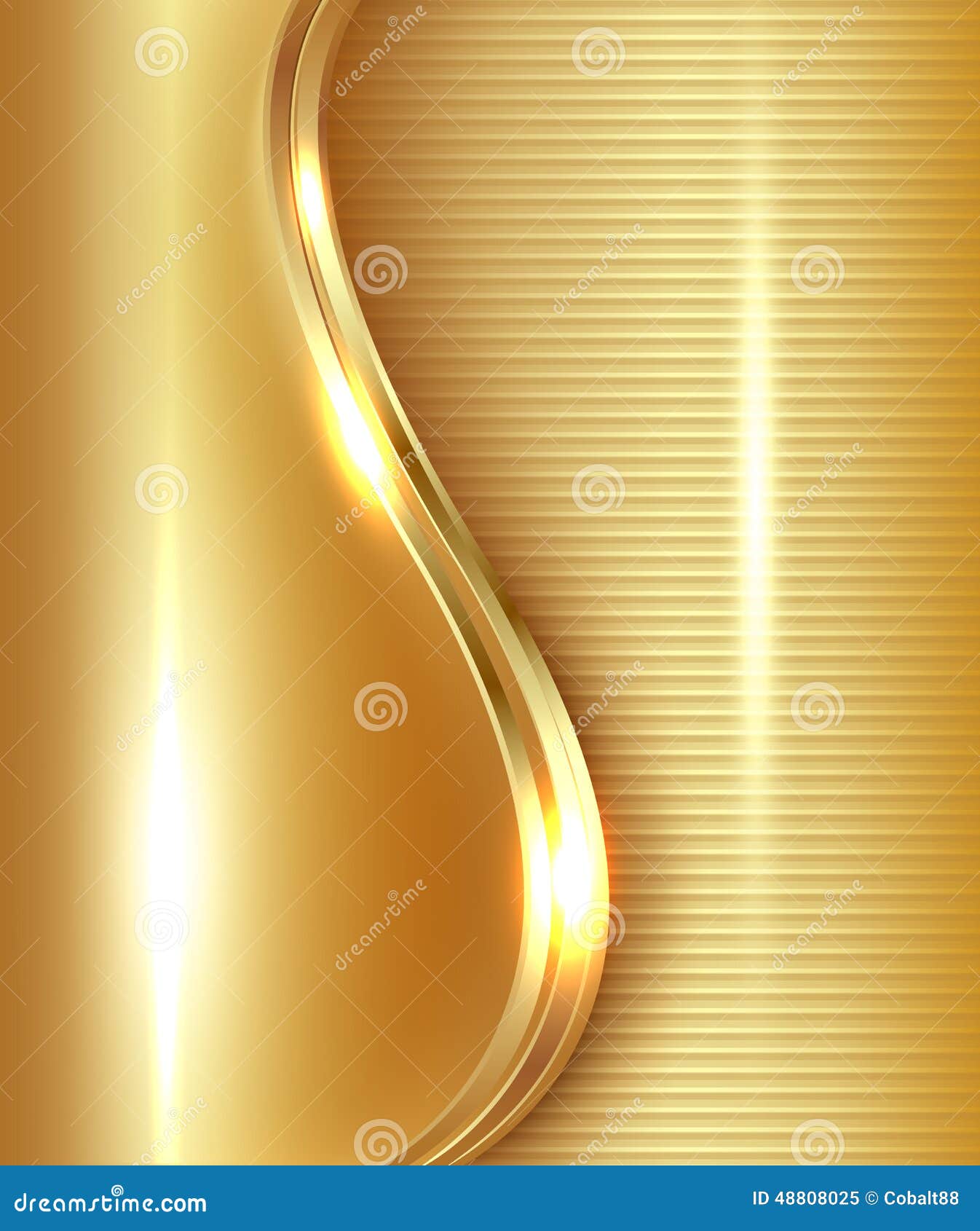 Abstract gold background stock vector. Illustration of sample - 48808025