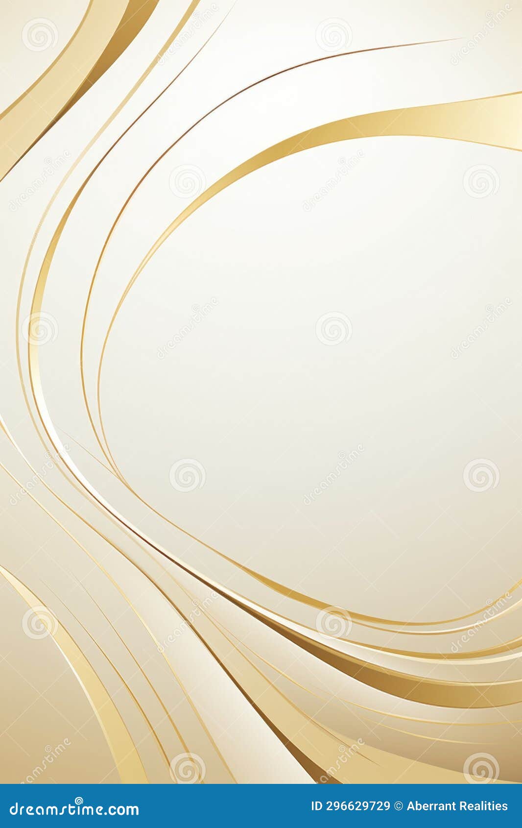Abstract Gold Background with Wavy Lines Stock Illustration ...