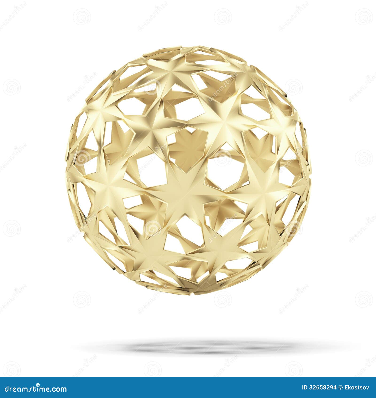 Abstract gold ball stock illustration. Illustration of circular - 32658294