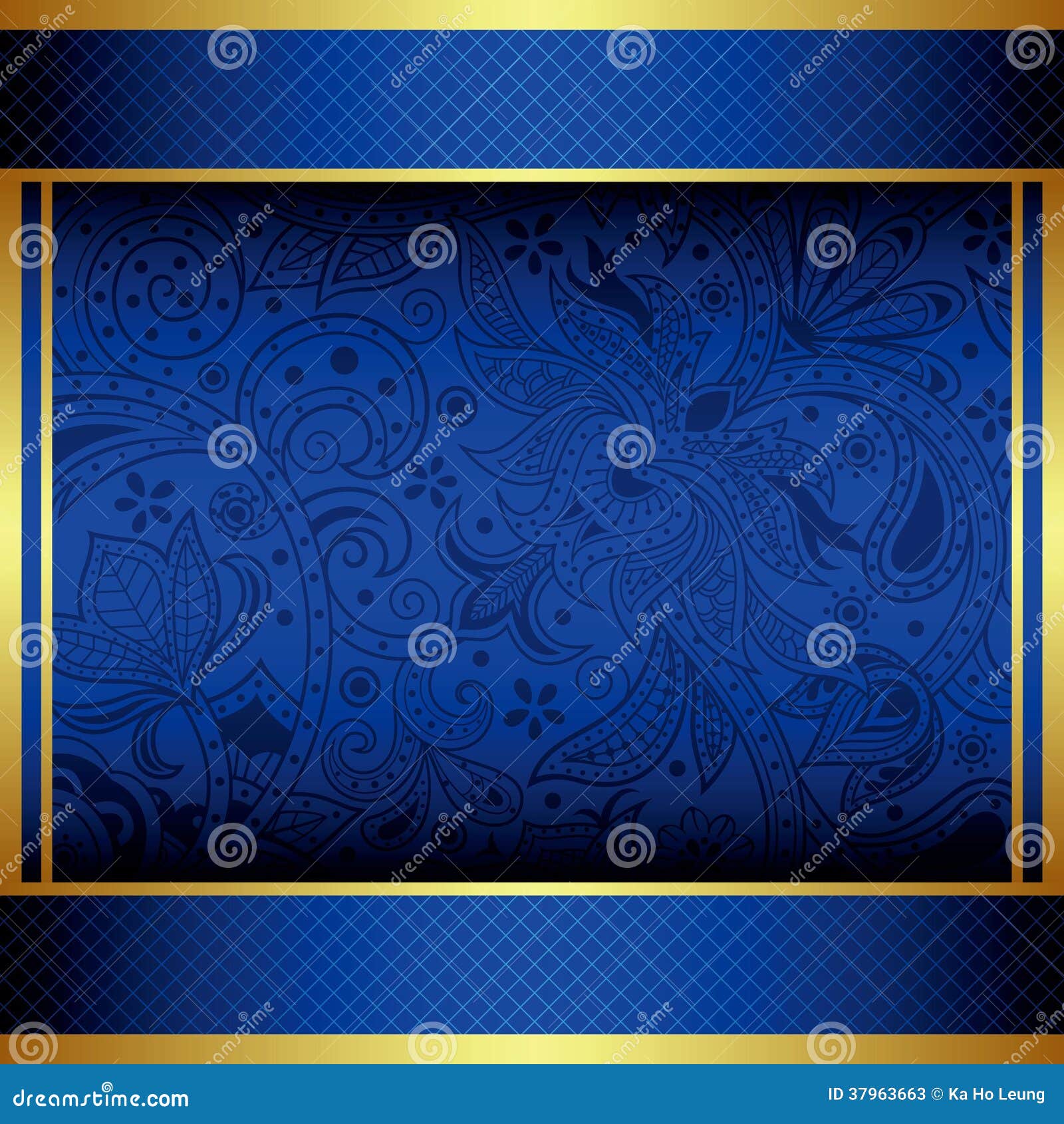 Blue Menu Brochure Design Vector Illustration | CartoonDealer.com #29438926