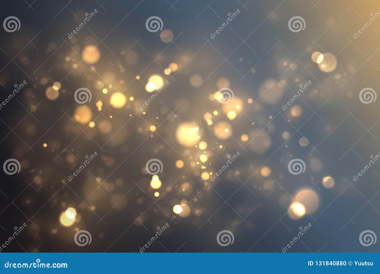 Golden Glowing Light Effect Stock Vector - Illustration of celebration ...