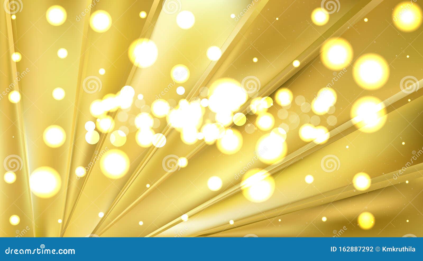 Abstract Gold Defocused Lights Background Vector Stock Vector ...