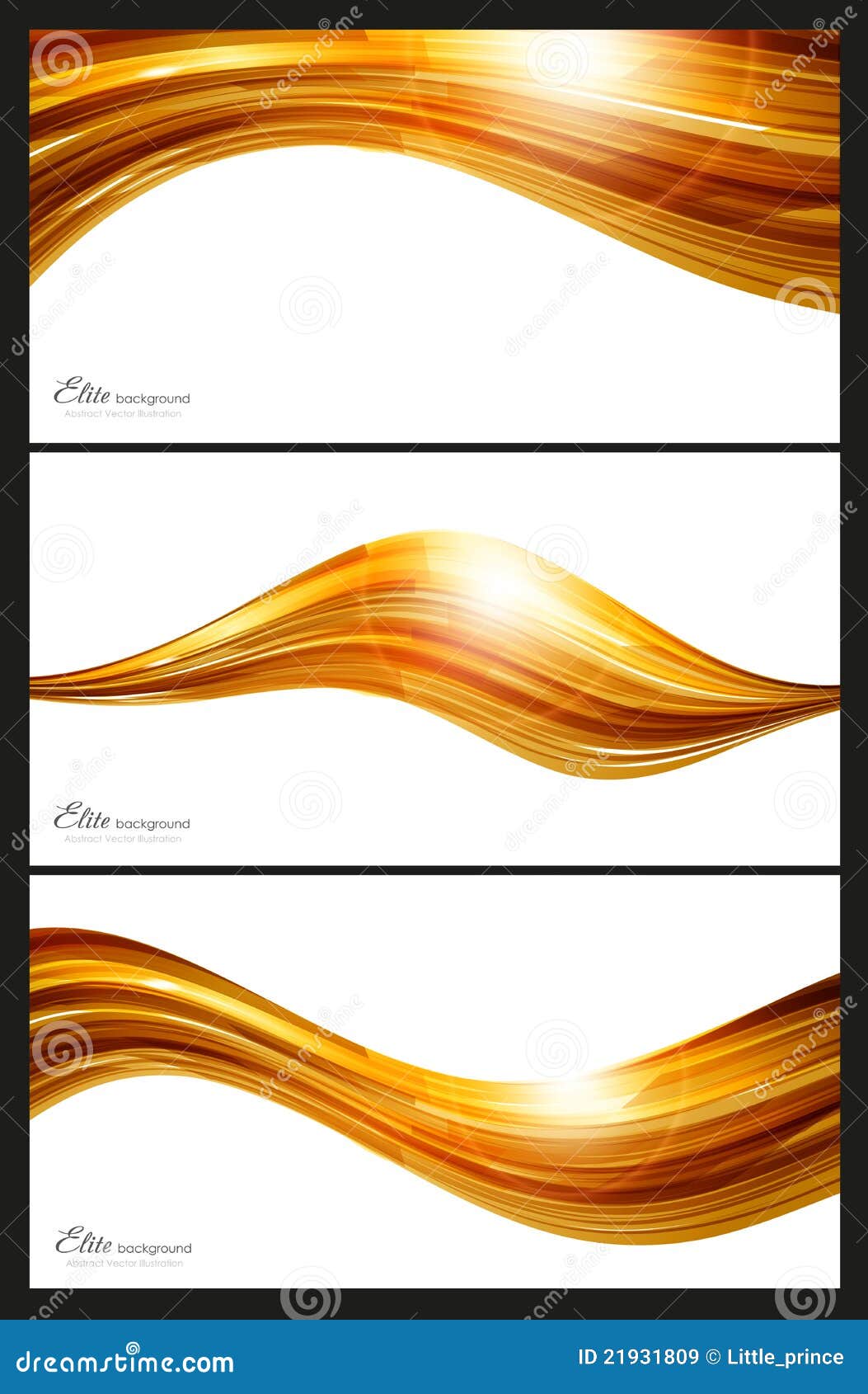 Abstract Gold Elements for Background Stock Vector - Illustration of ...
