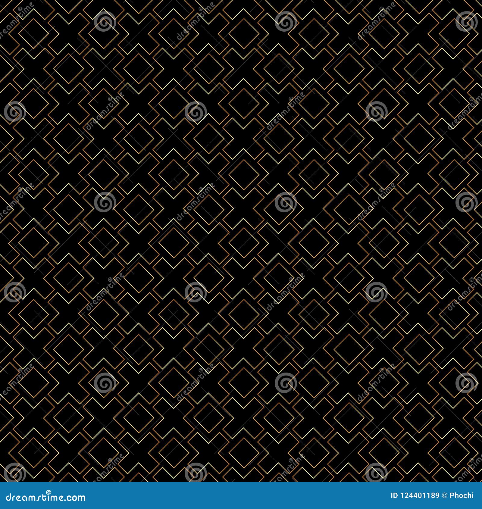 Abstract Gold Geometric Lines Pattern on Black Background Luxury Stock ...