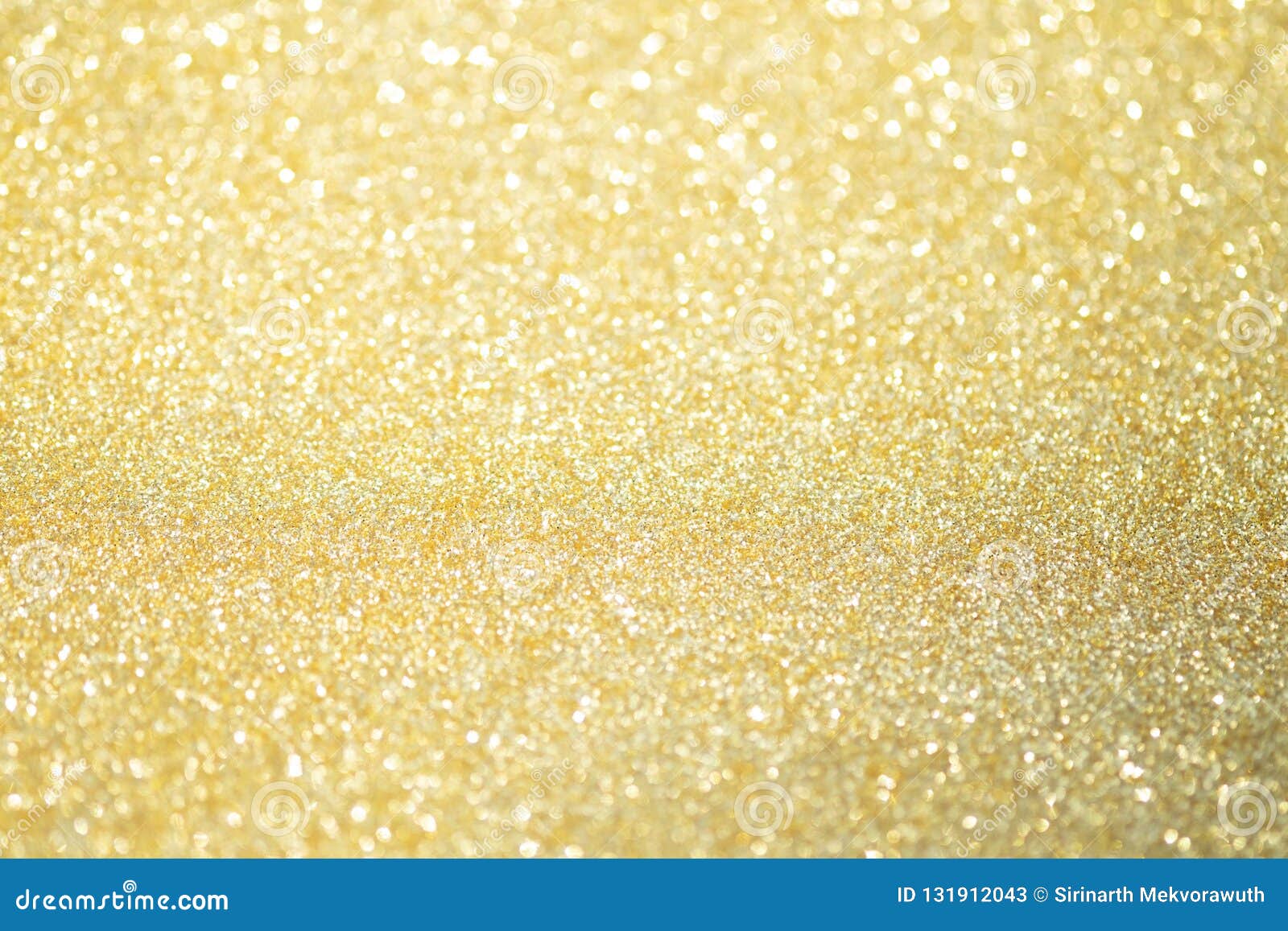 Abstract Gold Glitter Bokeh Lights with Soft Light Background Stock ...