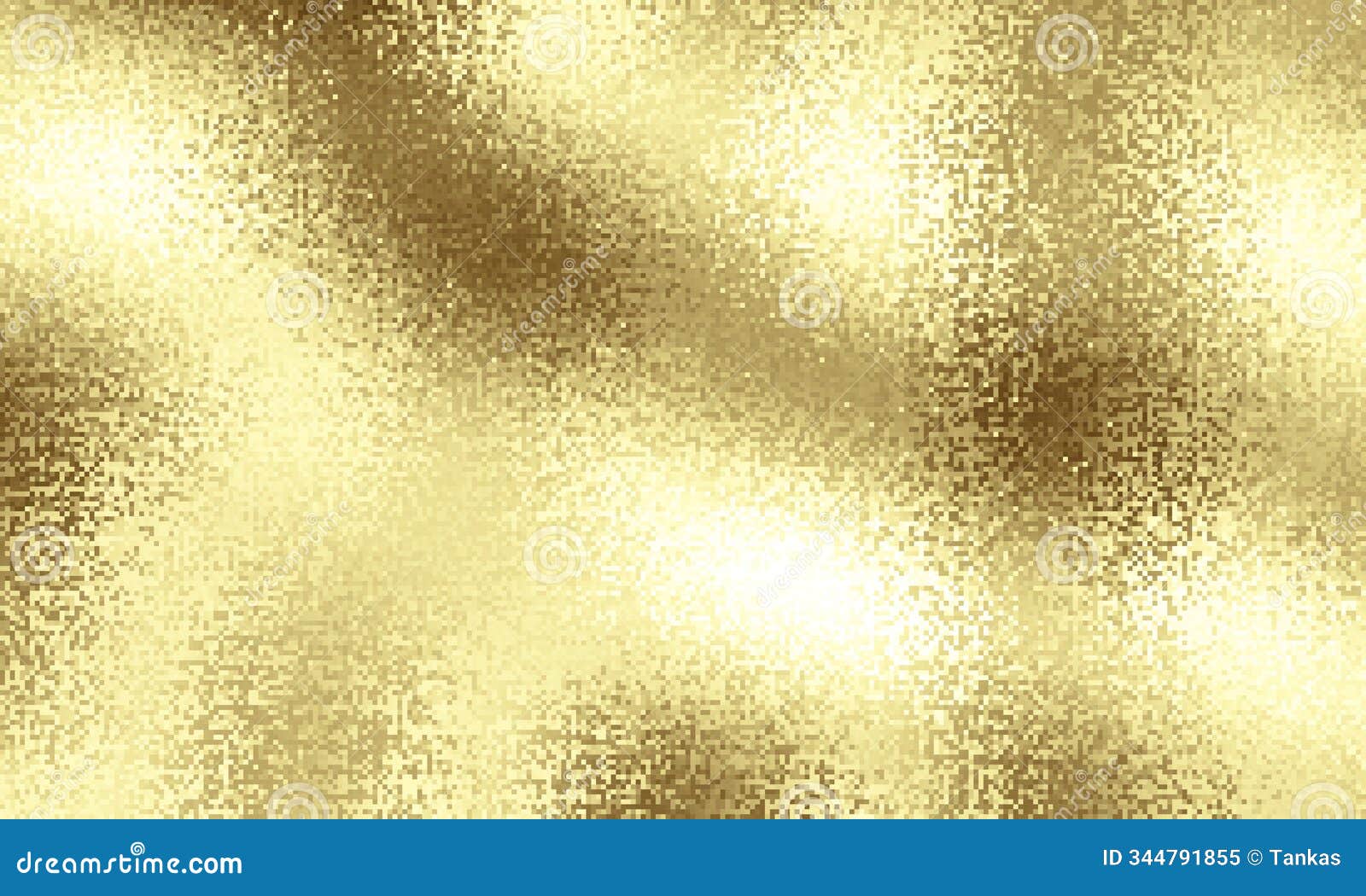 Abstract Gold Gradient Background with Halftone Shiny Effect, Pixel Art ...