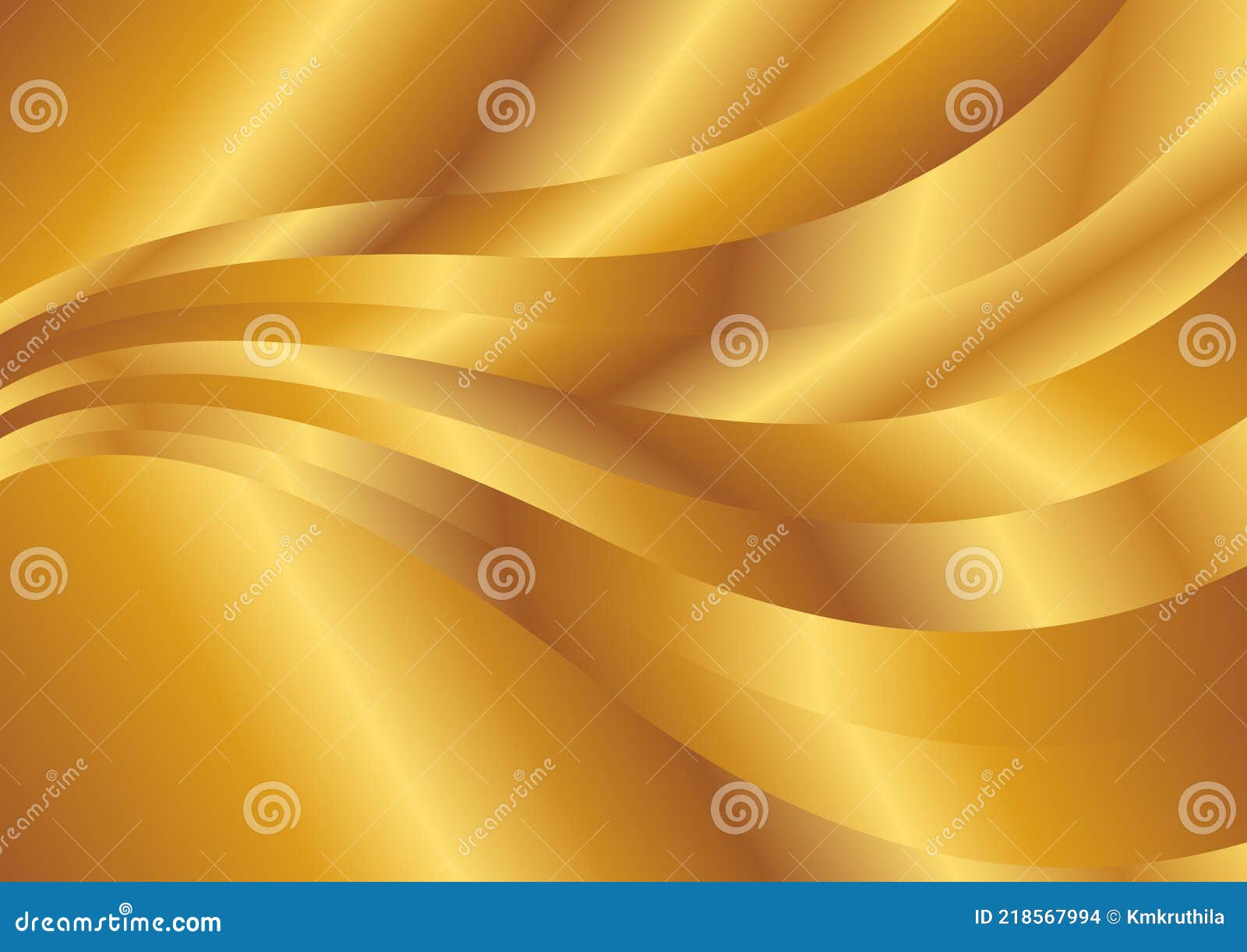 Abstract Gold Gradient Wave Background Vector Stock Vector ...