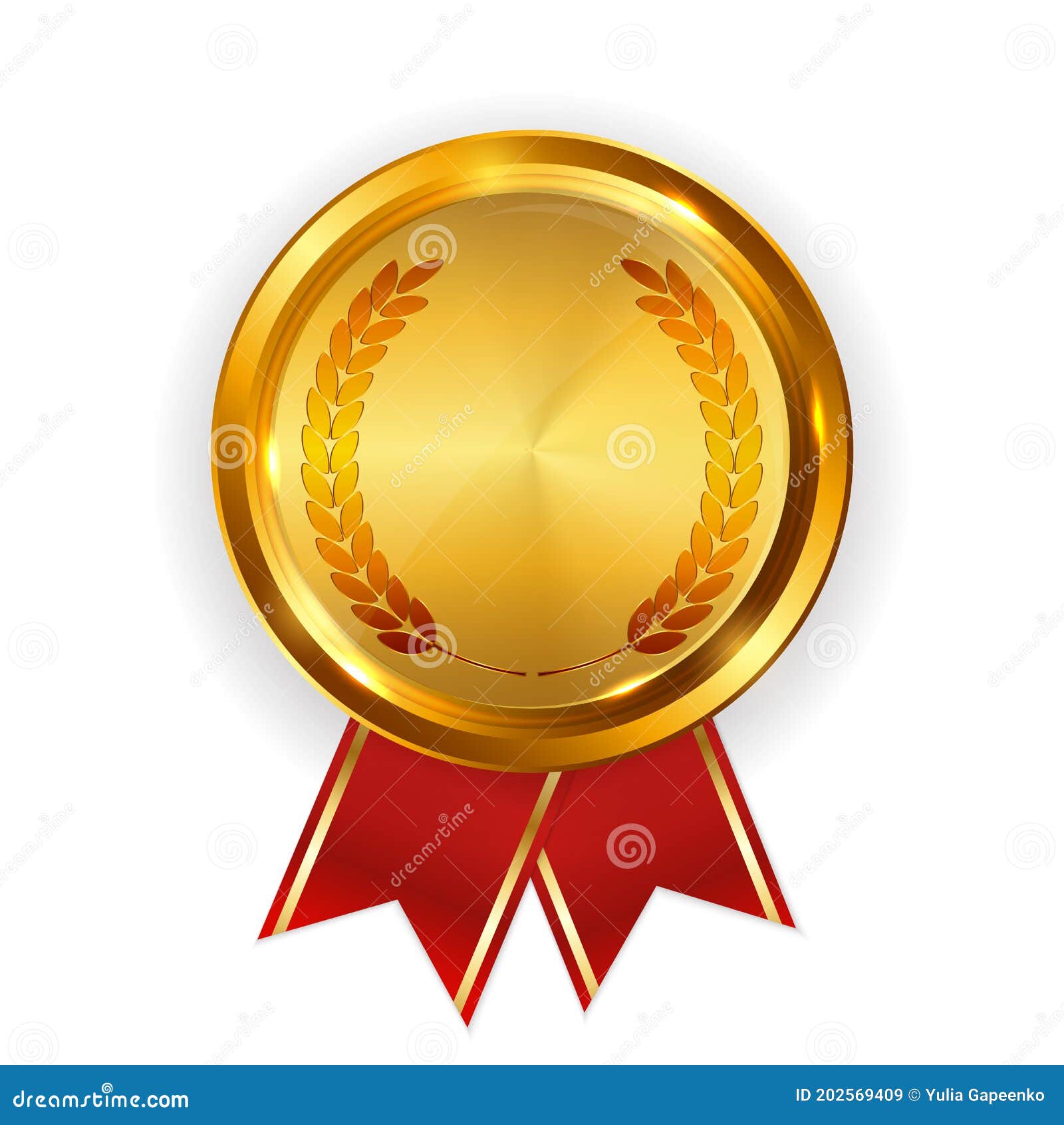 Abstract Gold Label Template. Vector Illustration Stock Illustration ...