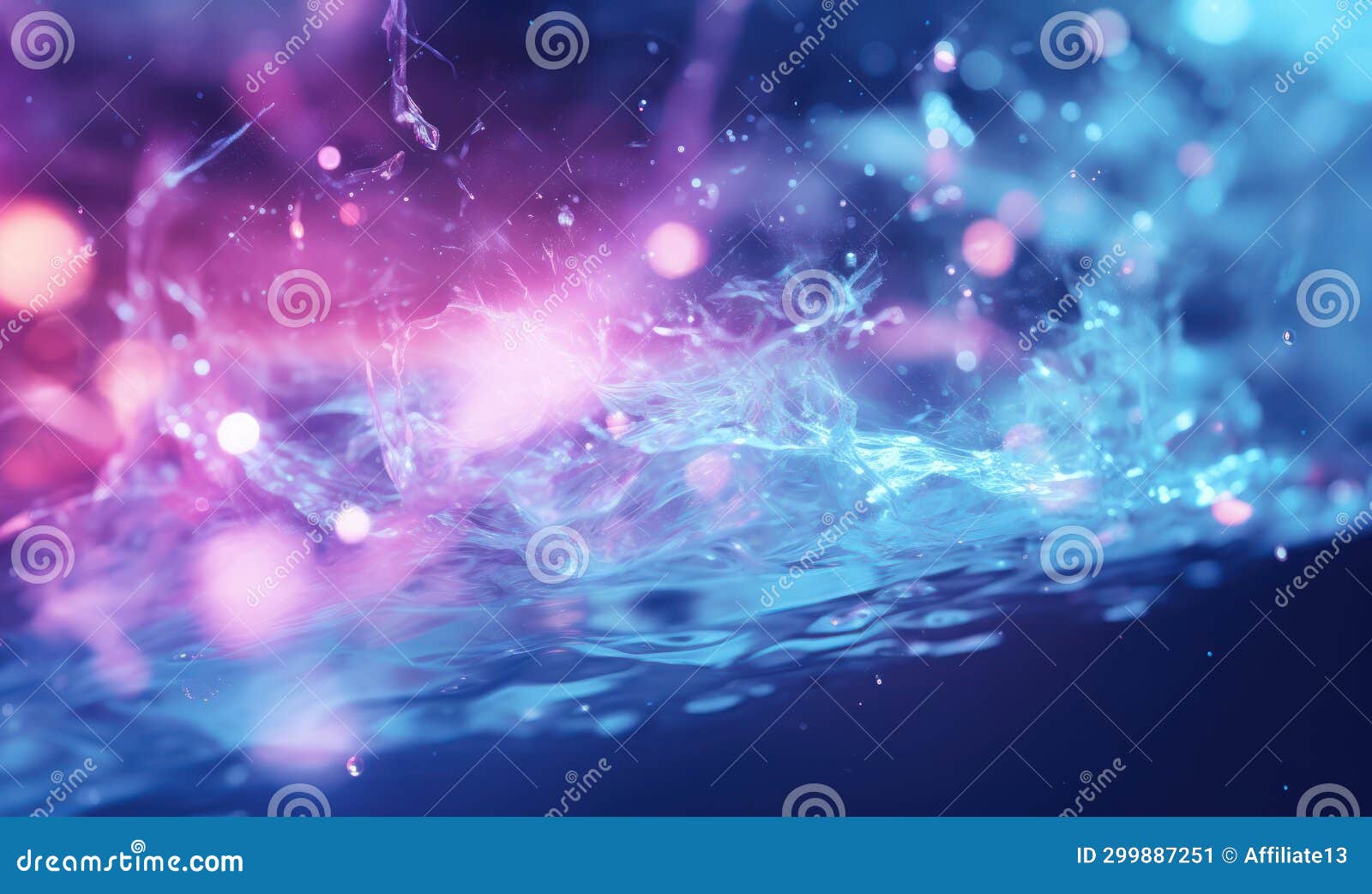 Abstract Glowing Pulsating Burst of Light Particles, Burst of Light ...