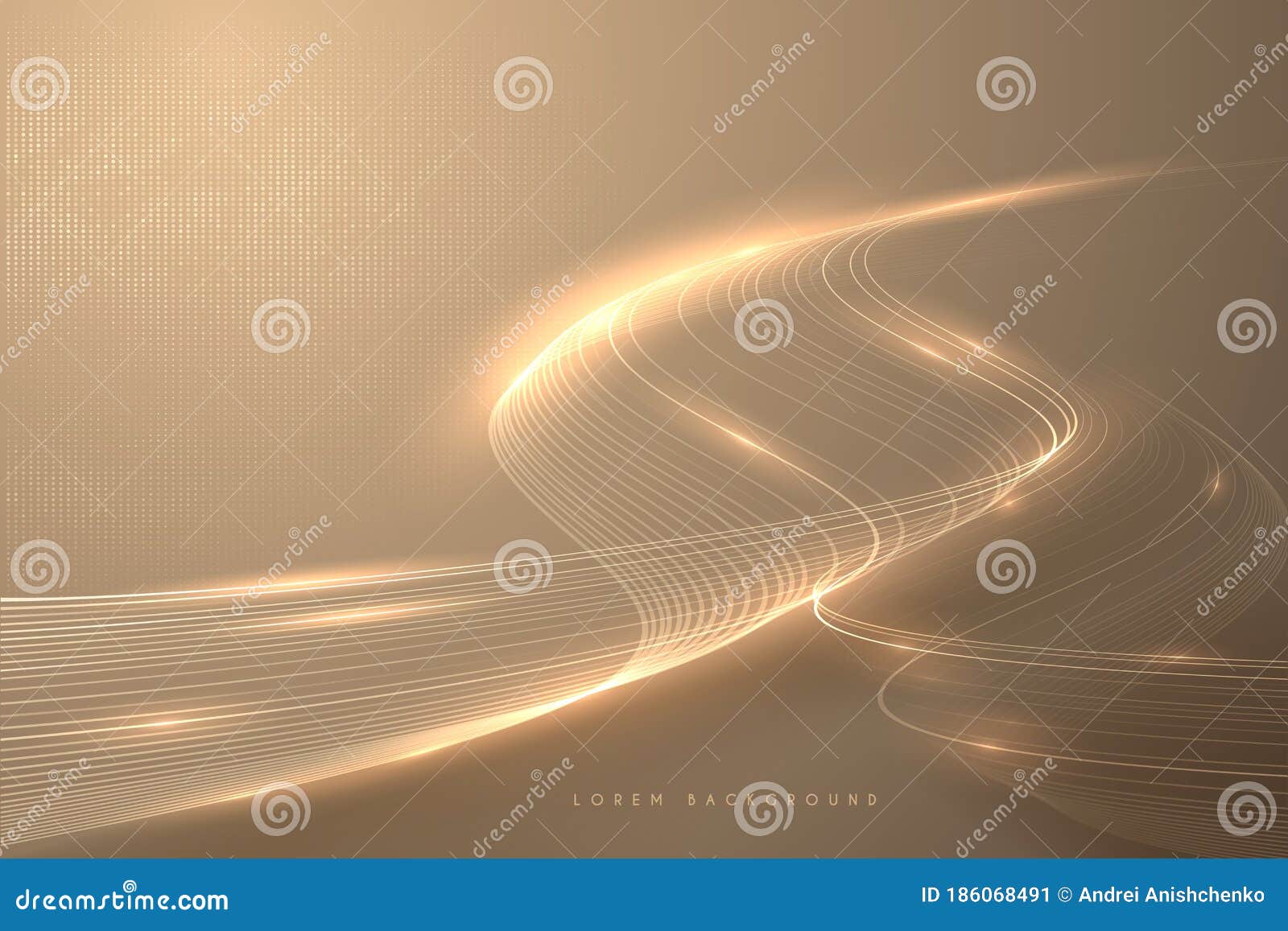 Abstract Gold Light Lines Background Stock Vector - Illustration of ...