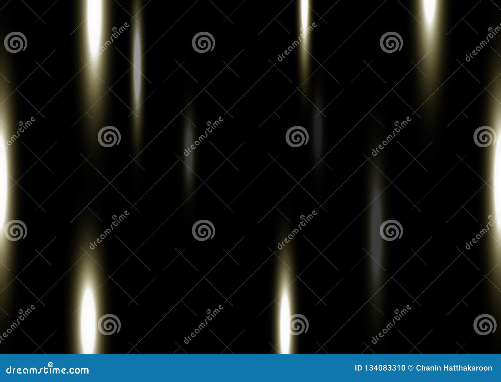 Abstract, Gold Light Rays Motion on Black Background Vector ...