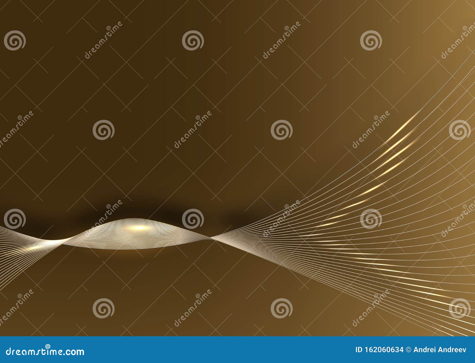 Abstract Gold Light Threads Background Stock Vector - Illustration of ...