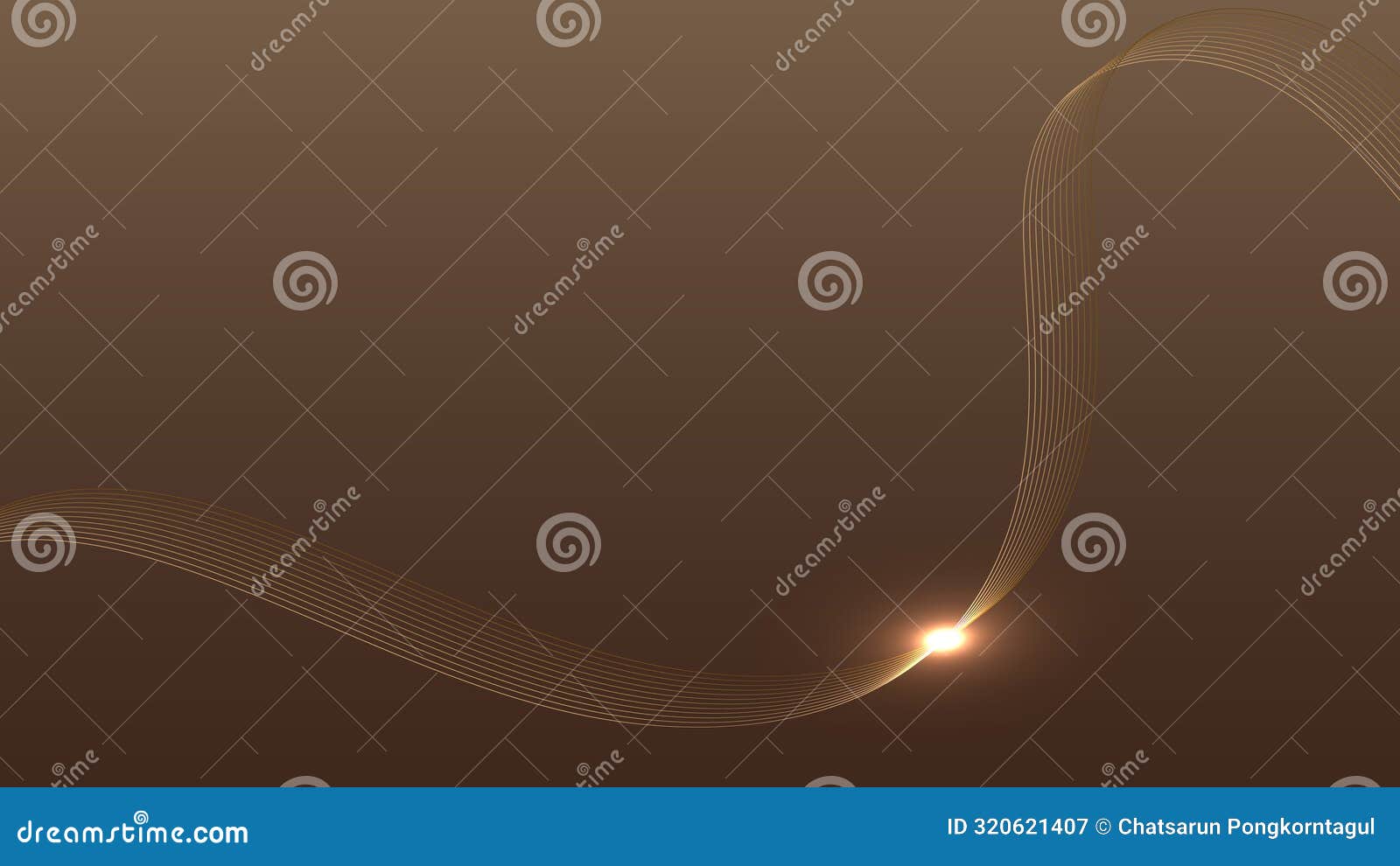 Abstract Gold Line Lines Elements with Glowing Light Effect on ...