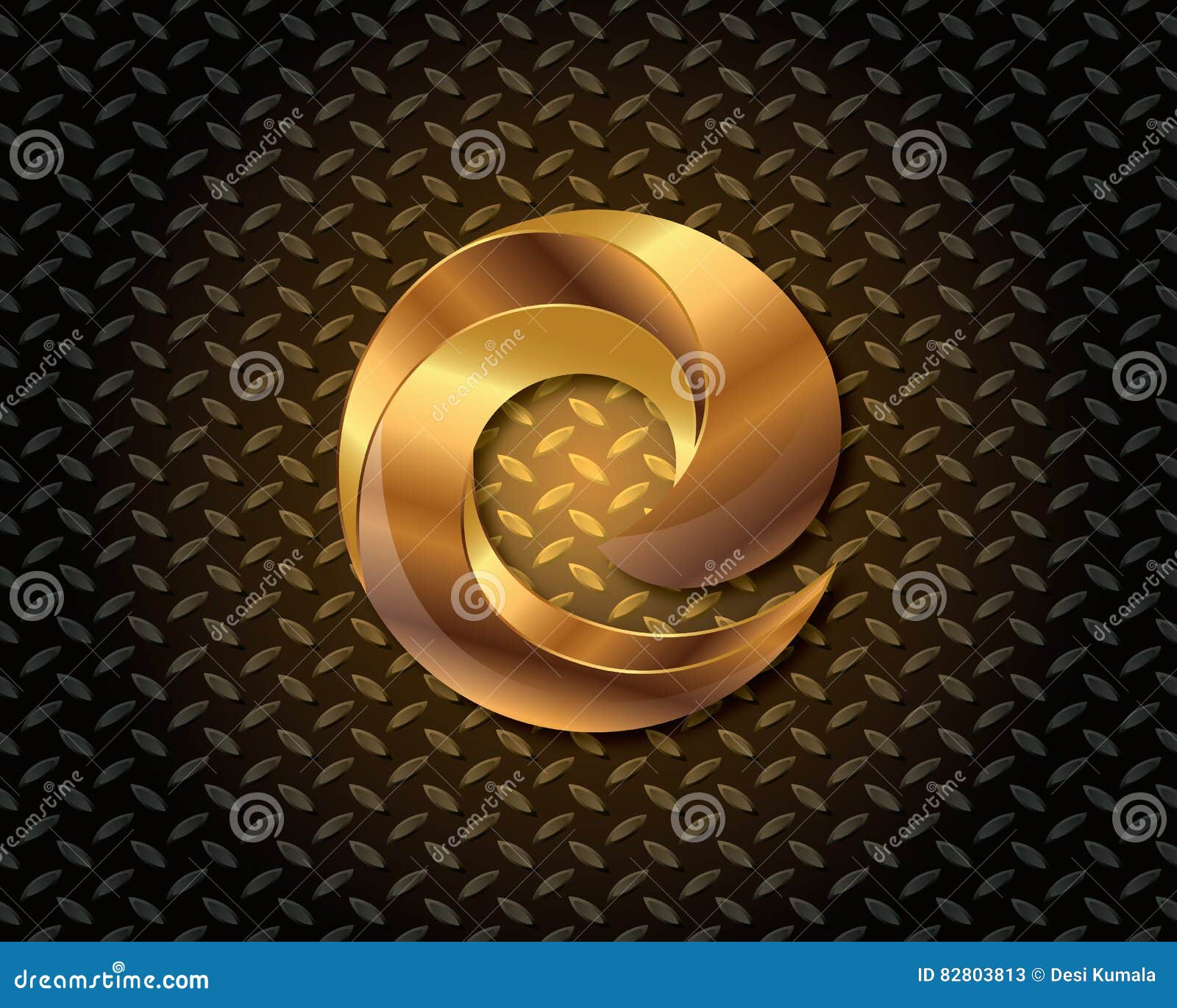 Abstract Gold Logo Vector stock vector. Illustration of golden - 82803813