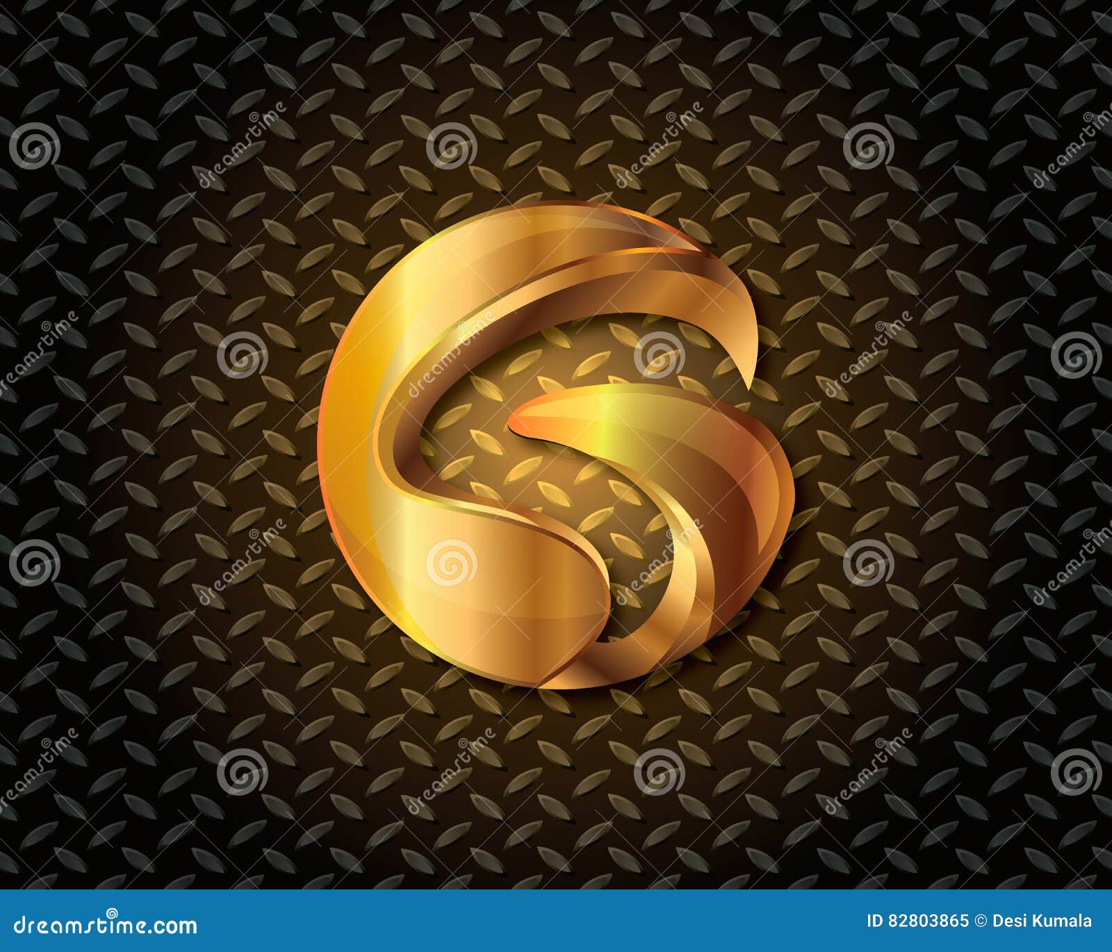 Abstract Gold Logo Vector stock vector. Illustration of logo - 82803865