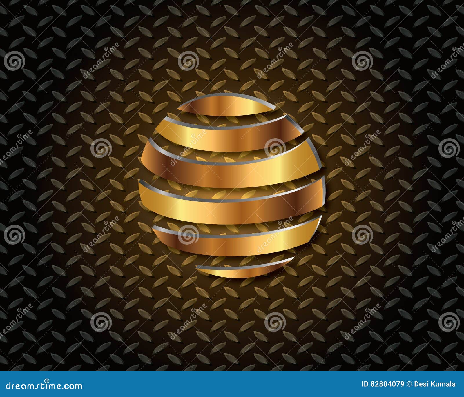Abstract Gold Logo Vector stock vector. Illustration of stripe - 82804079