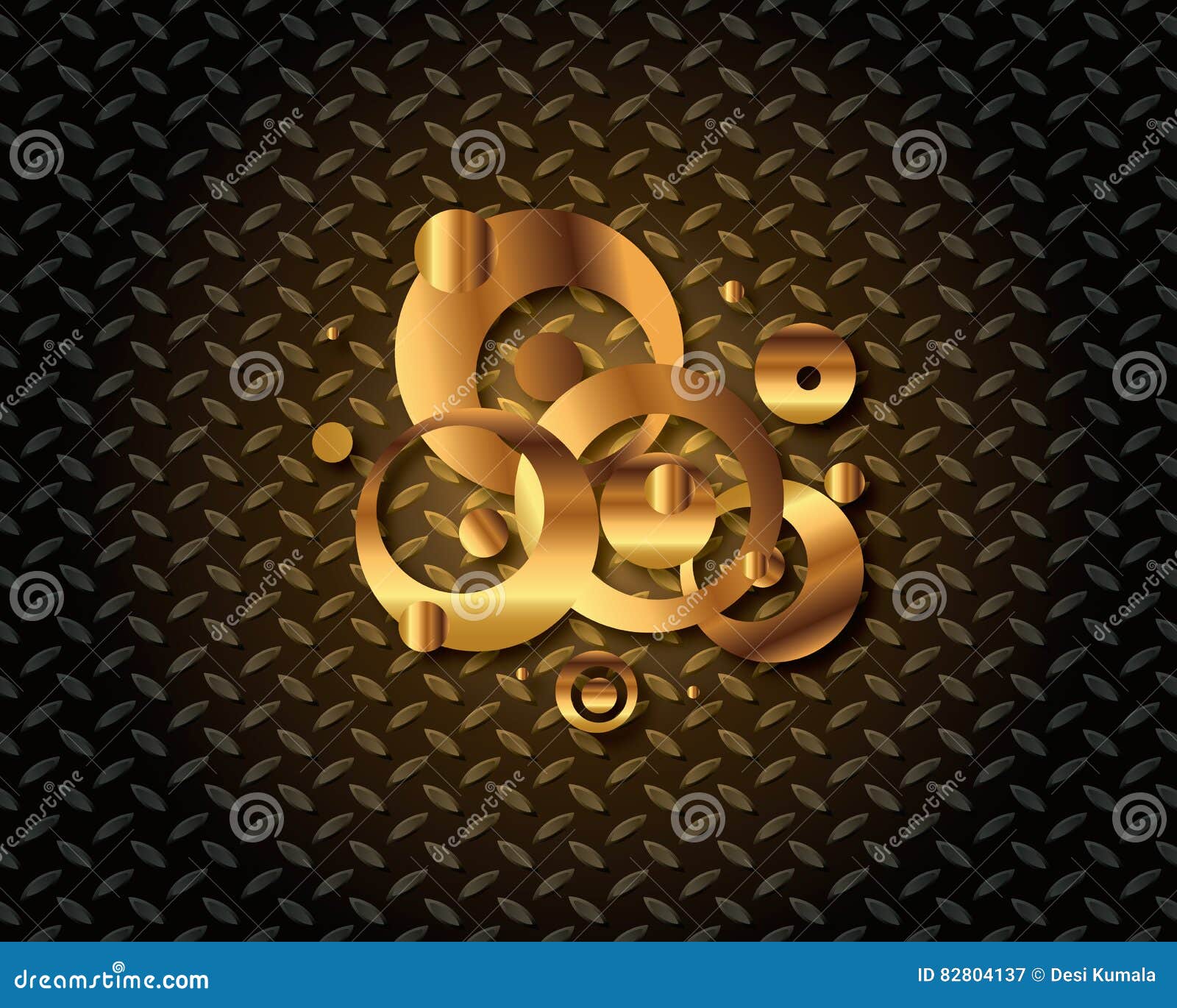 Abstract Gold Logo Vector stock vector. Illustration of reflection ...