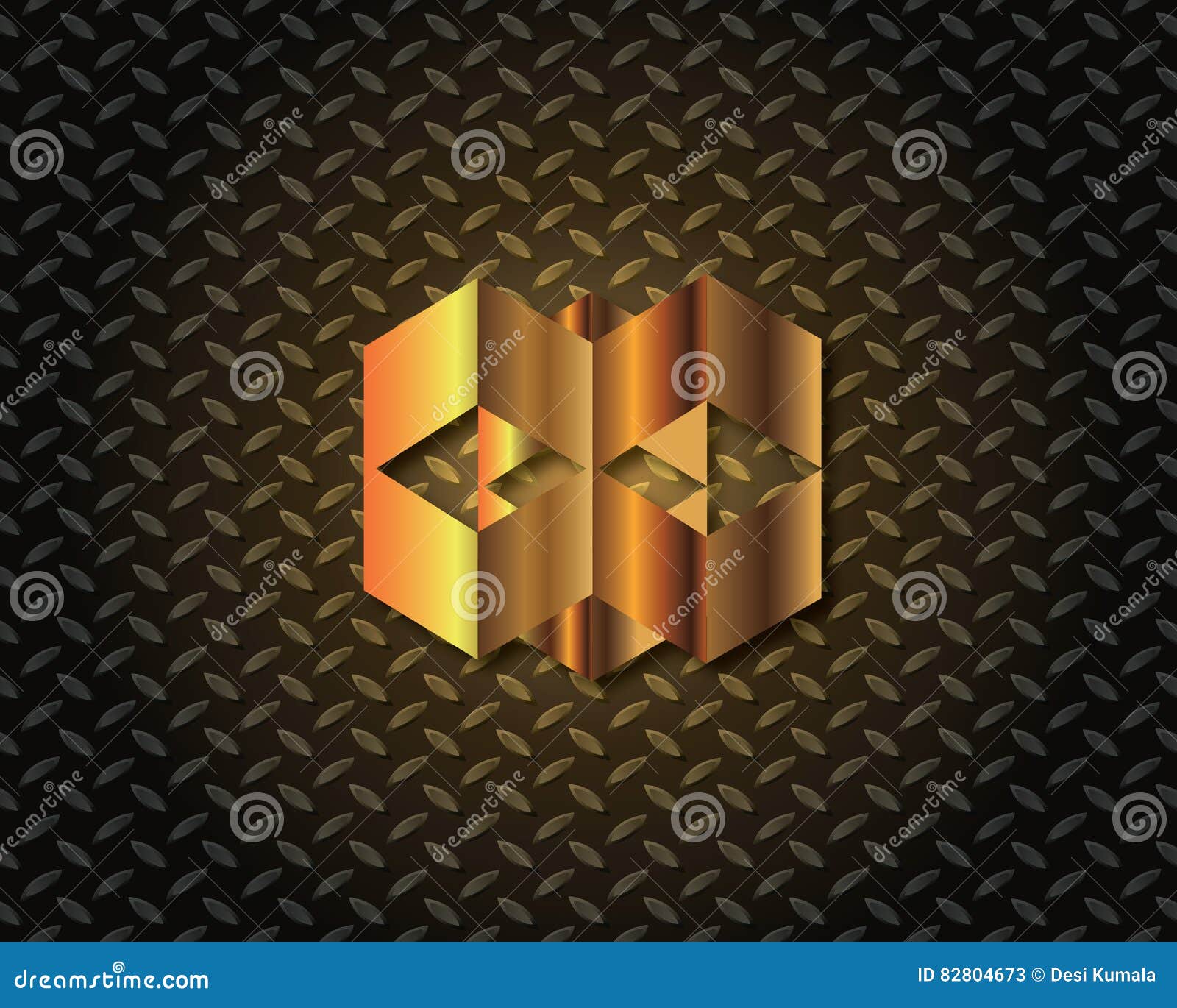 Abstract Gold Logo Vector stock vector. Illustration of vector - 82804673