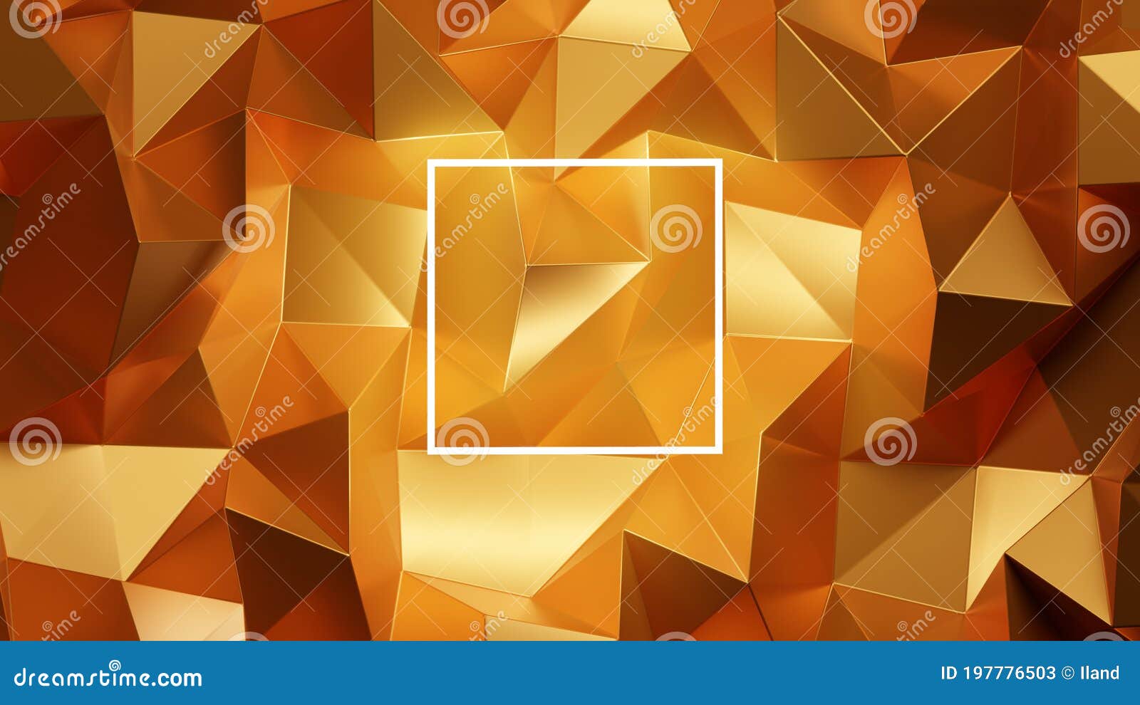 Abstract Gold Low Poly Background Stock Image - Image of concept, style ...