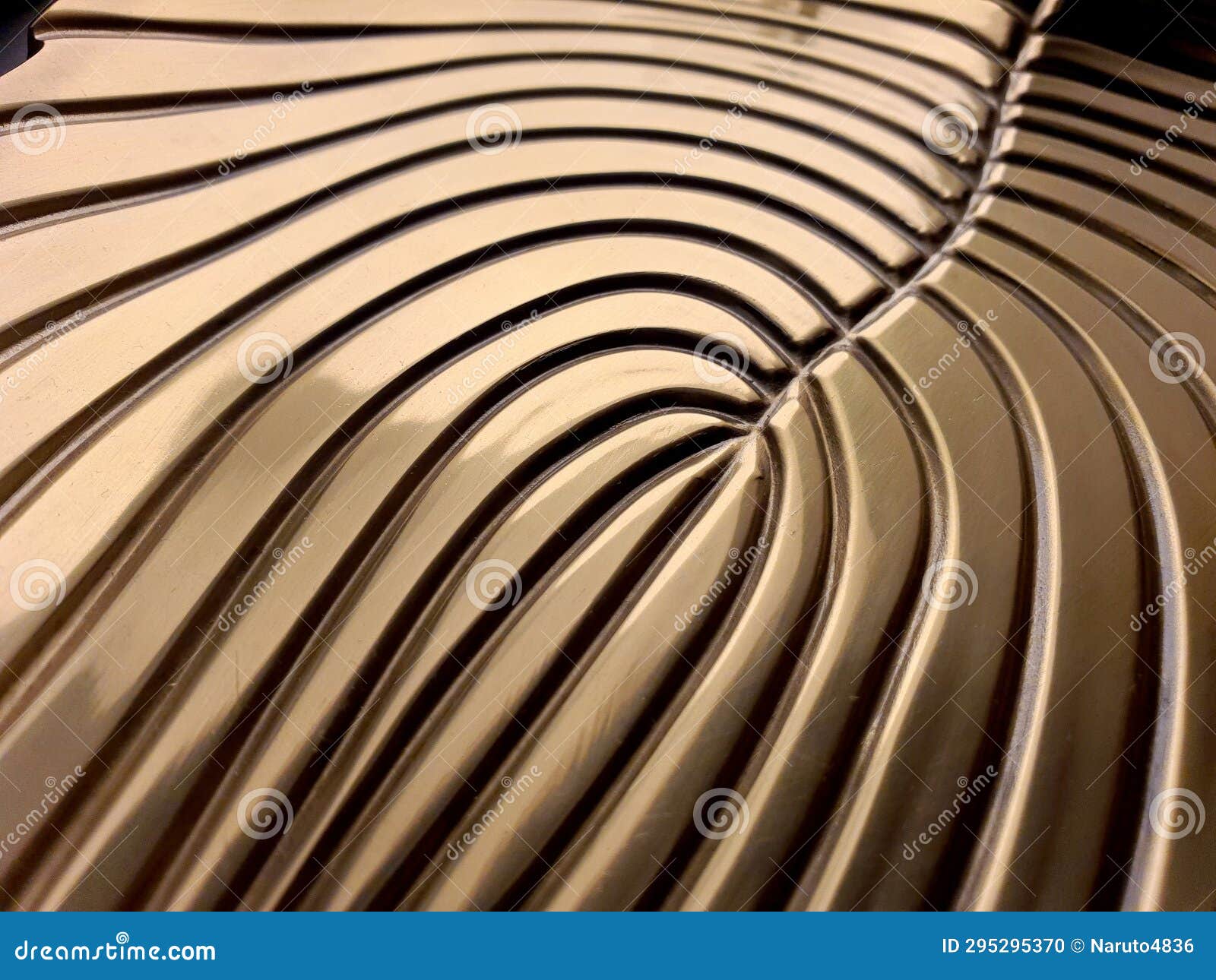 Abstract Gold Metal Background with Curve Lines Stock Photo - Image of ...