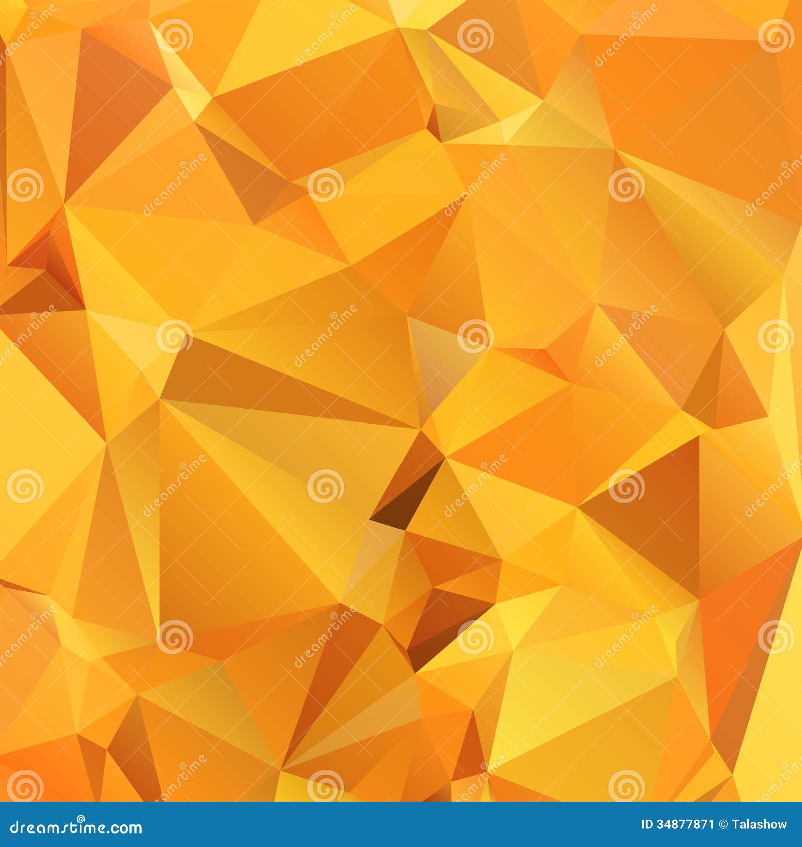 Abstract Gold Orange Background Polygon. Stock Vector - Illustration of ...